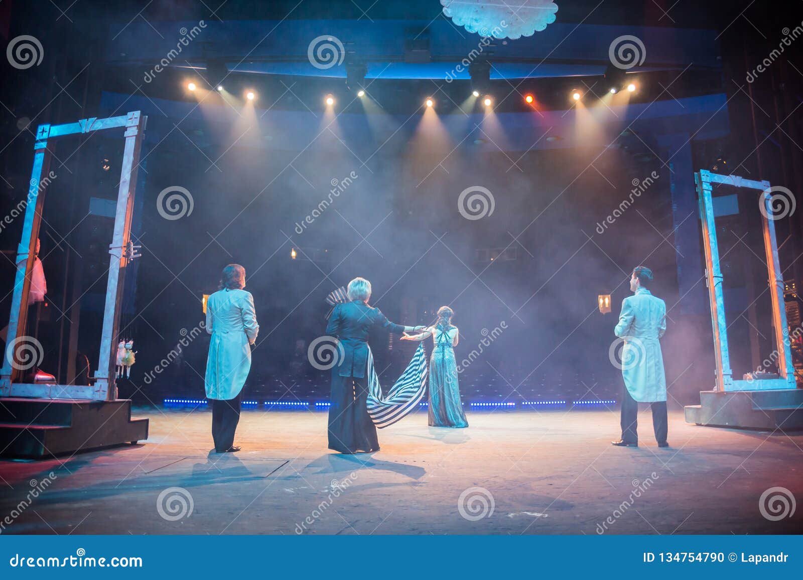 Actors On Stage Theater Actors On Stage Theater