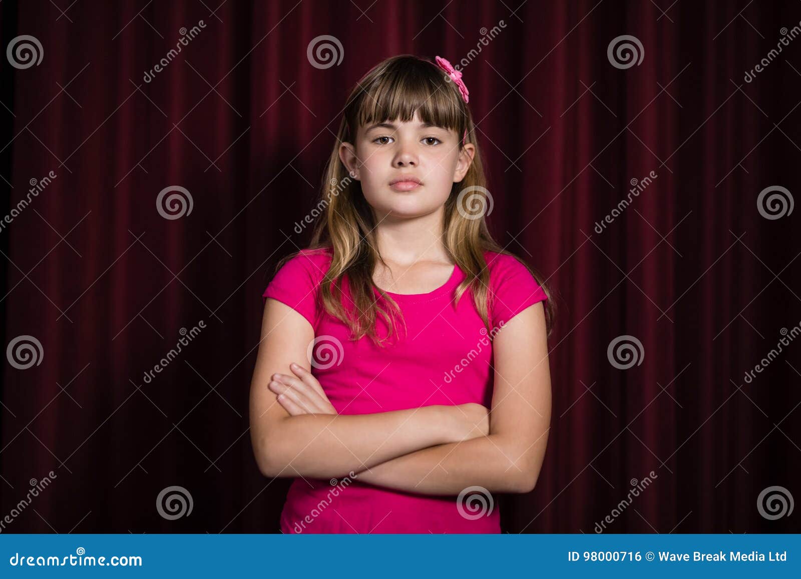Actress Standing on the Stage Stock Photo - Image of casting, person ...