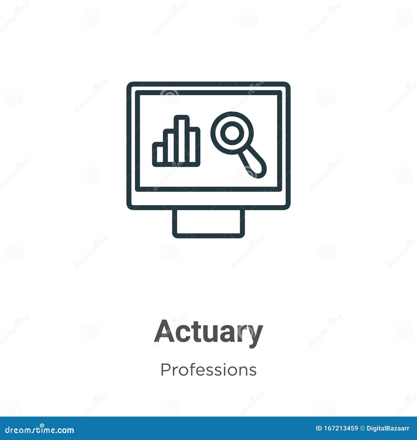 Actuary Icon. Trendy Actuary Logo Concept On White Background Fr ...