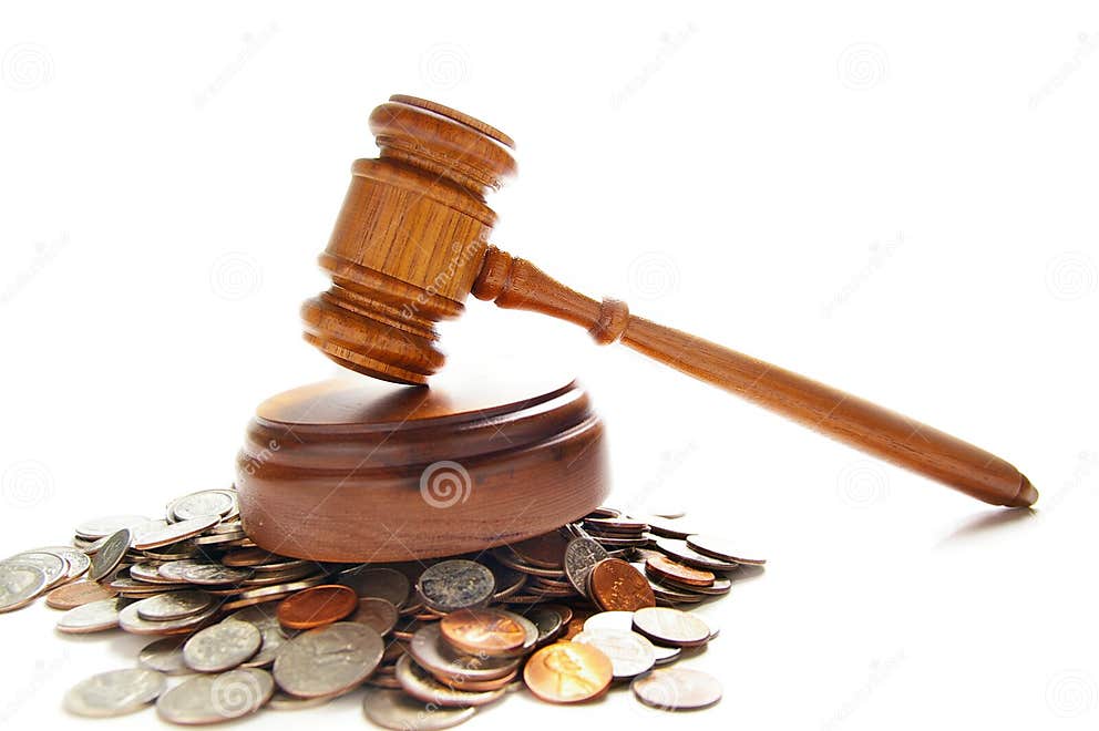 Acuñe la ley foto de archivo. Imagen de aislado, arbitraje - 11433166