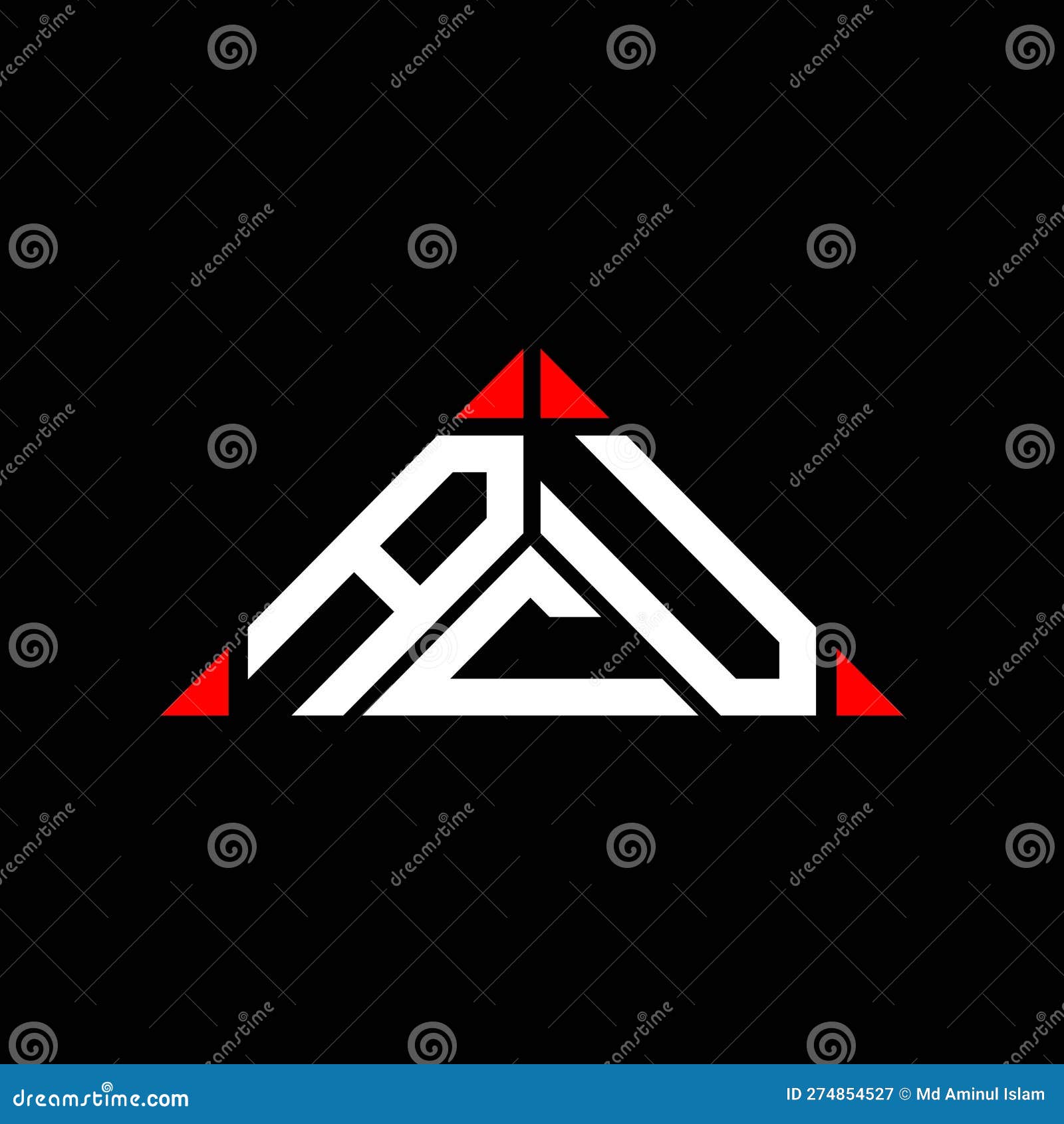 ACU Letter Logo Creative Design with Vector Graphic, ACU Stock Vector ...