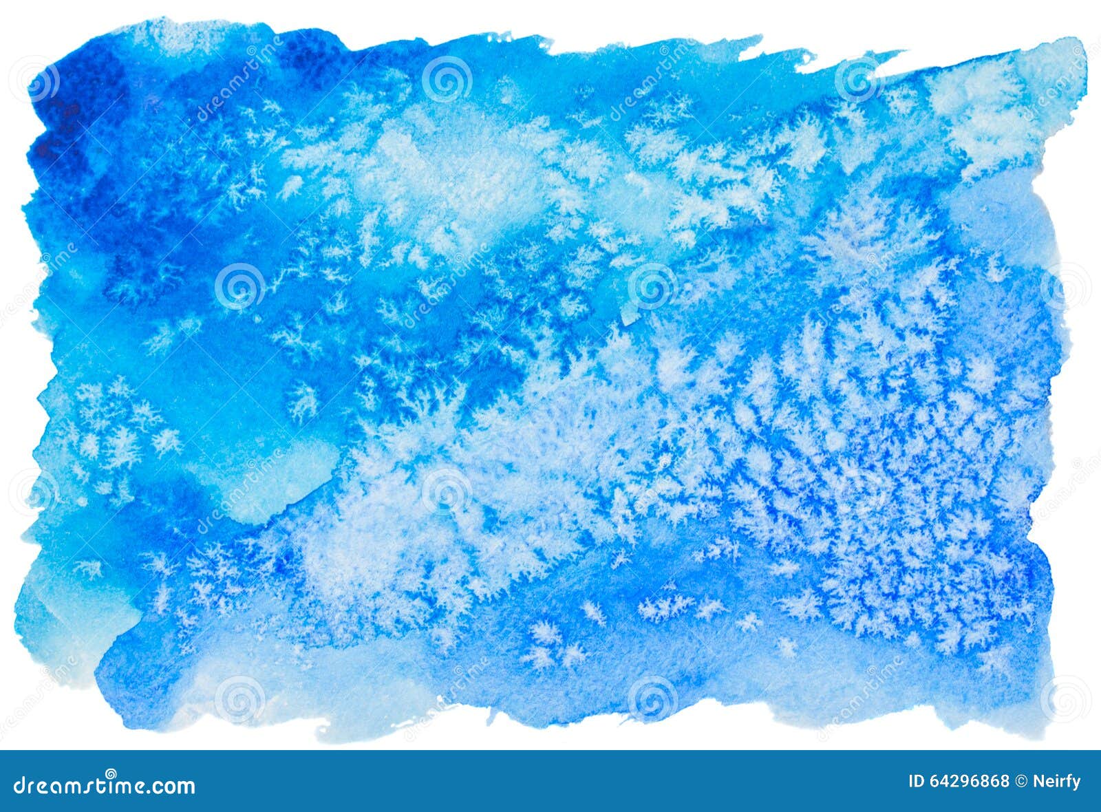 Acuarela azul colorida foto de archivo. Imagen de texturizado - 64296868