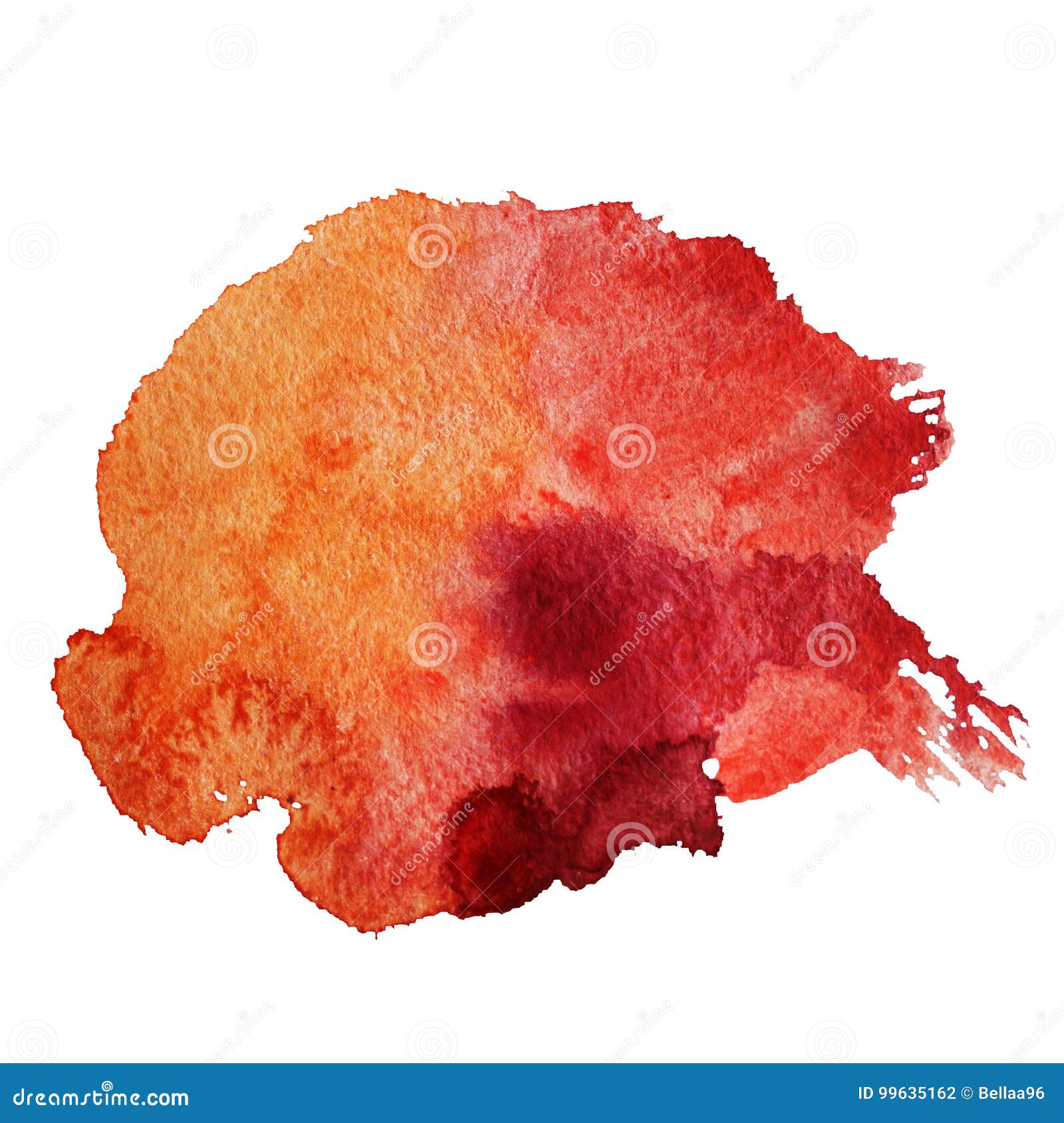 Acuarela roja abstracta stock de ilustración. Ilustración de modelo ...