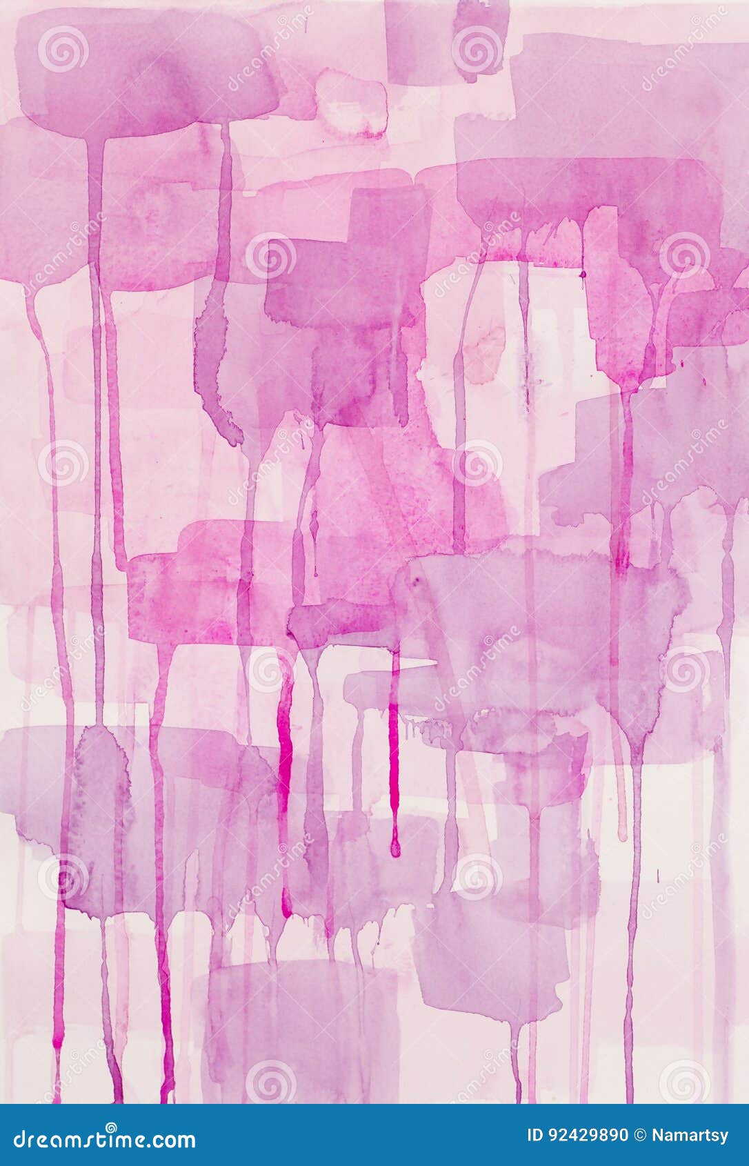 Acuarela rosada foto de archivo. Imagen de ilustraciones - 92429890