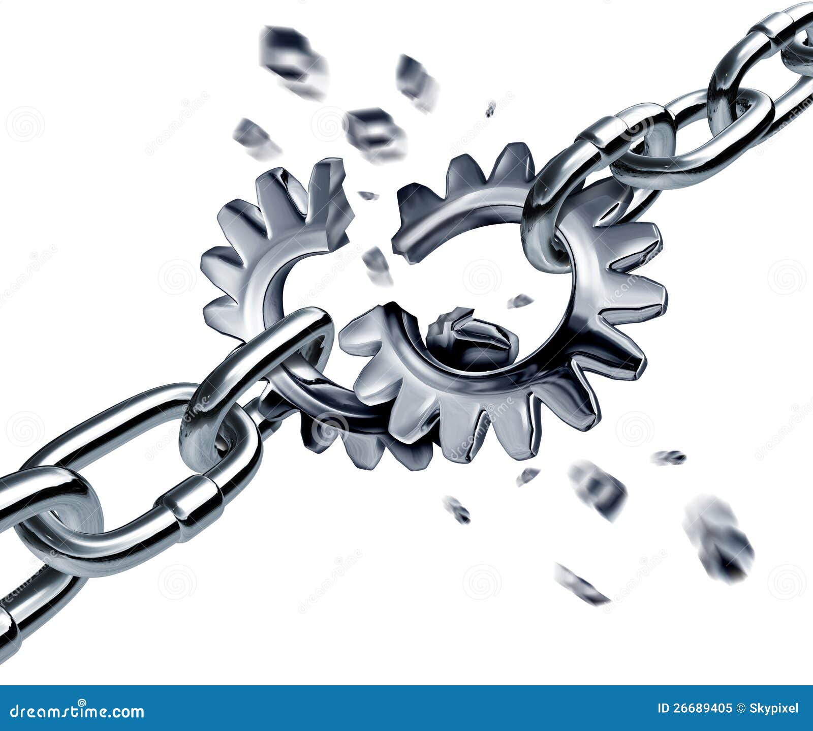 Acuerdo Quebrado De La Sociedad Stock de ilustración - Ilustración de ...