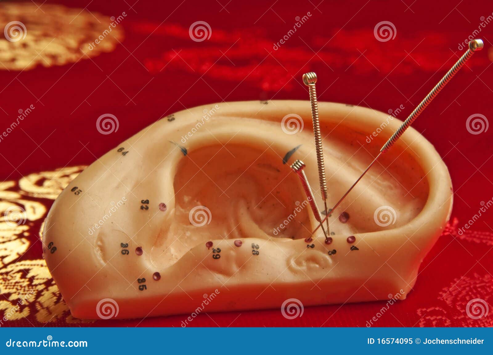 Acupunctura imagem de stock. Imagem de orelha, energia - 16574095