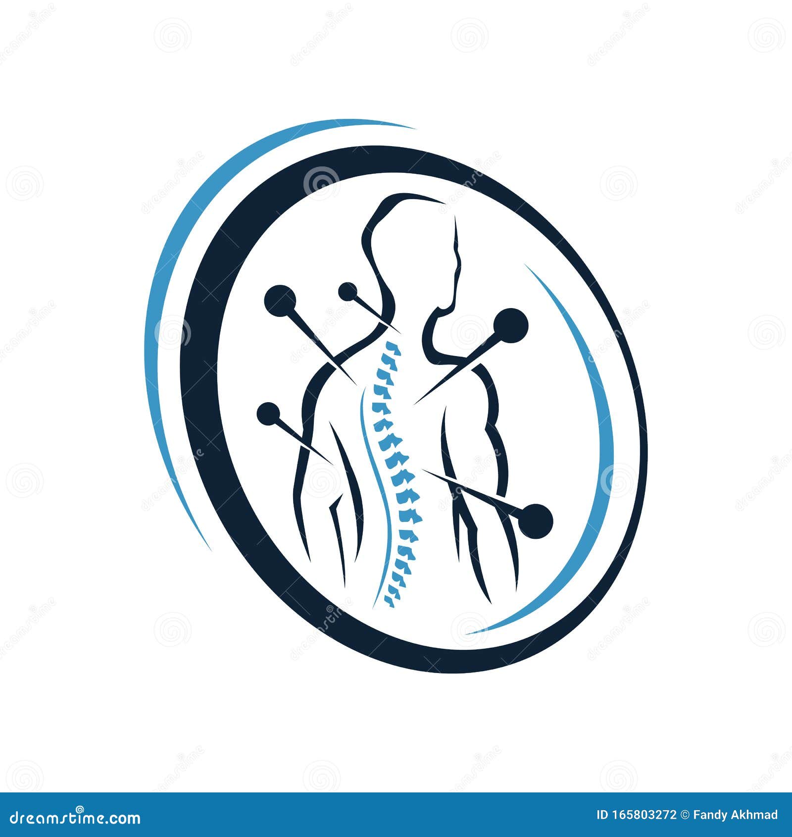 Acupuncture Logo Design Vector. Alternative Therapy Sign, Chinese ... Acupuncture Logo Design Vector. Alternative Therapy Sign, Chinese ...