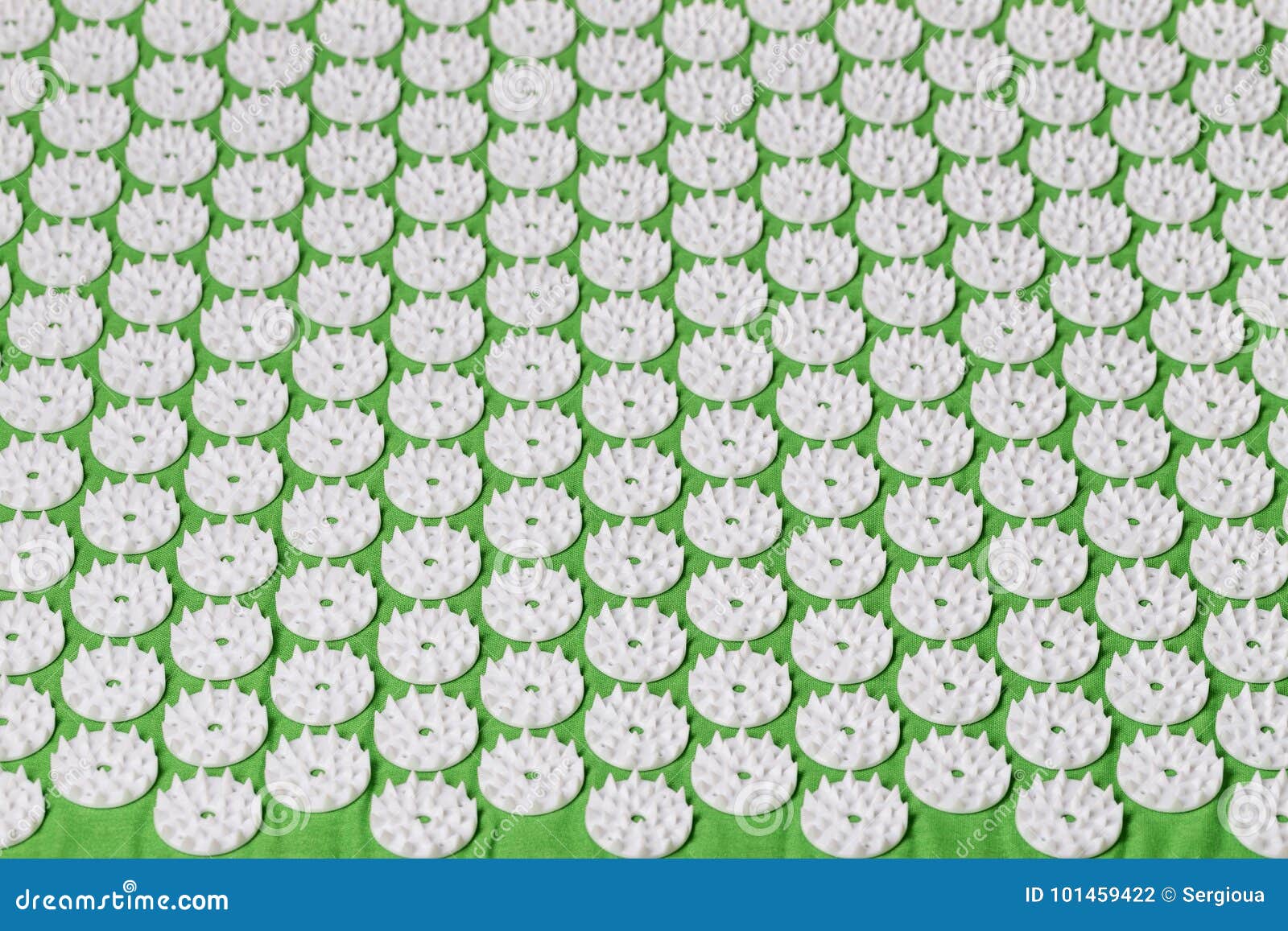 Acupuncture Mat for Treatment in Orthopedics. for Spine Stock Photo ...