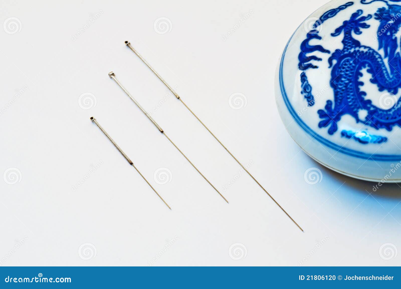 Acupuncture needles stock photo. Image of medicine, nature - 21806120