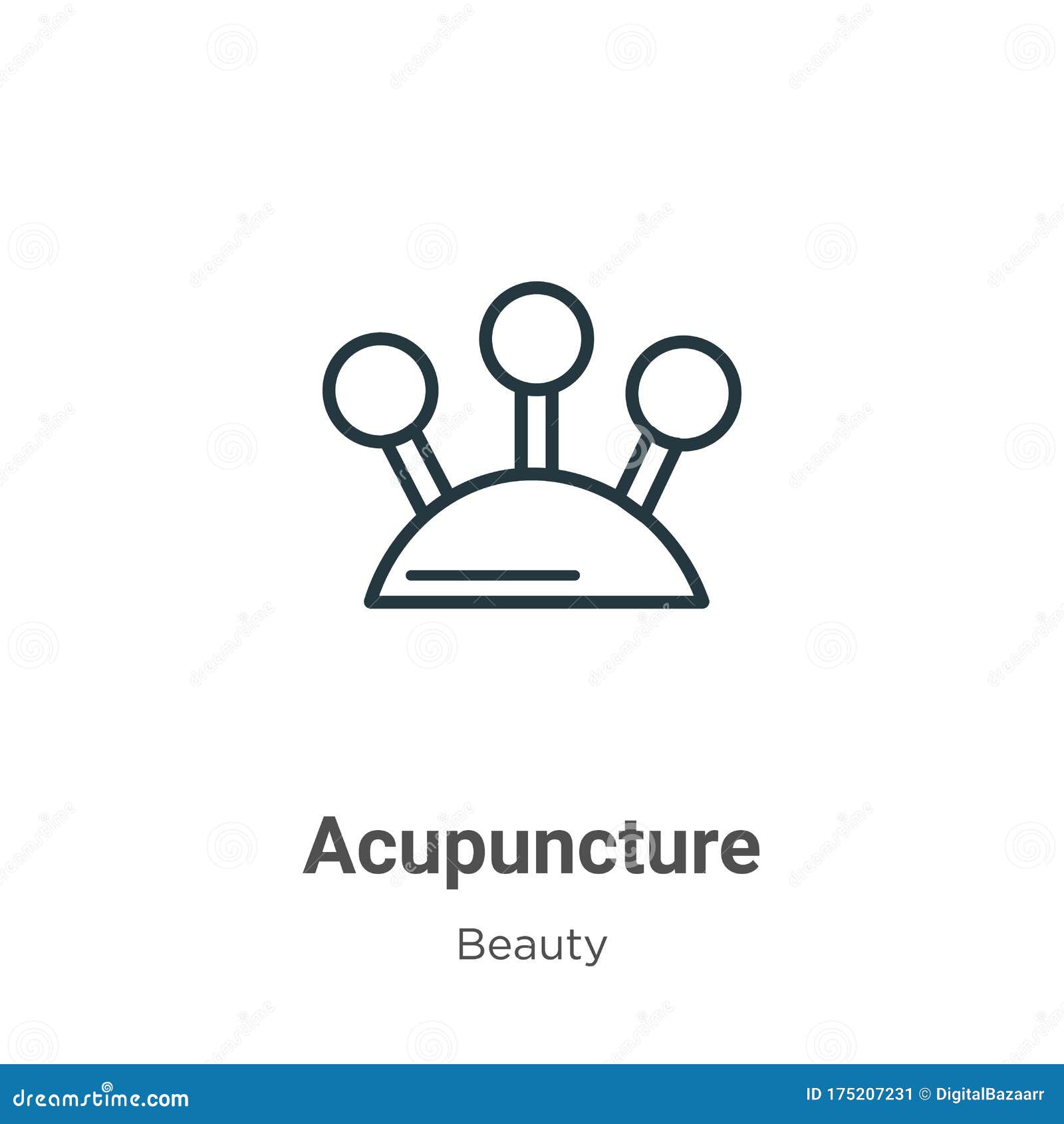 Acupuncture Outline Vector Icon. Thin Line Black Acupuncture Icon, Flat ... Acupuncture Outline Vector Icon. Thin Line Black Acupuncture Icon, Flat ...
