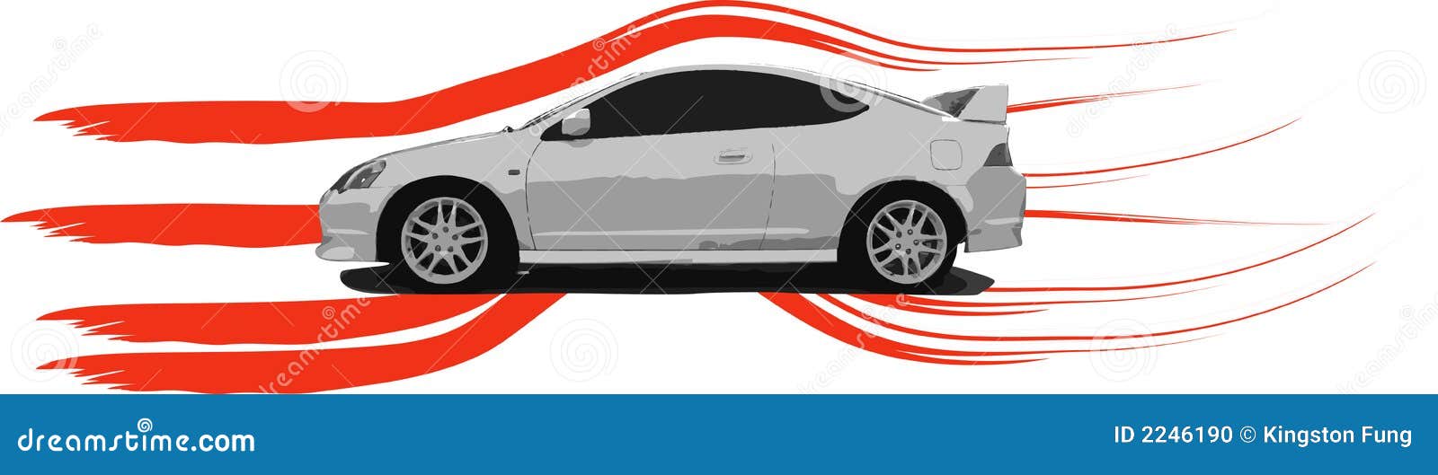Acura Integra Jdm Cars Vector Illustration | CartoonDealer.com #233990028