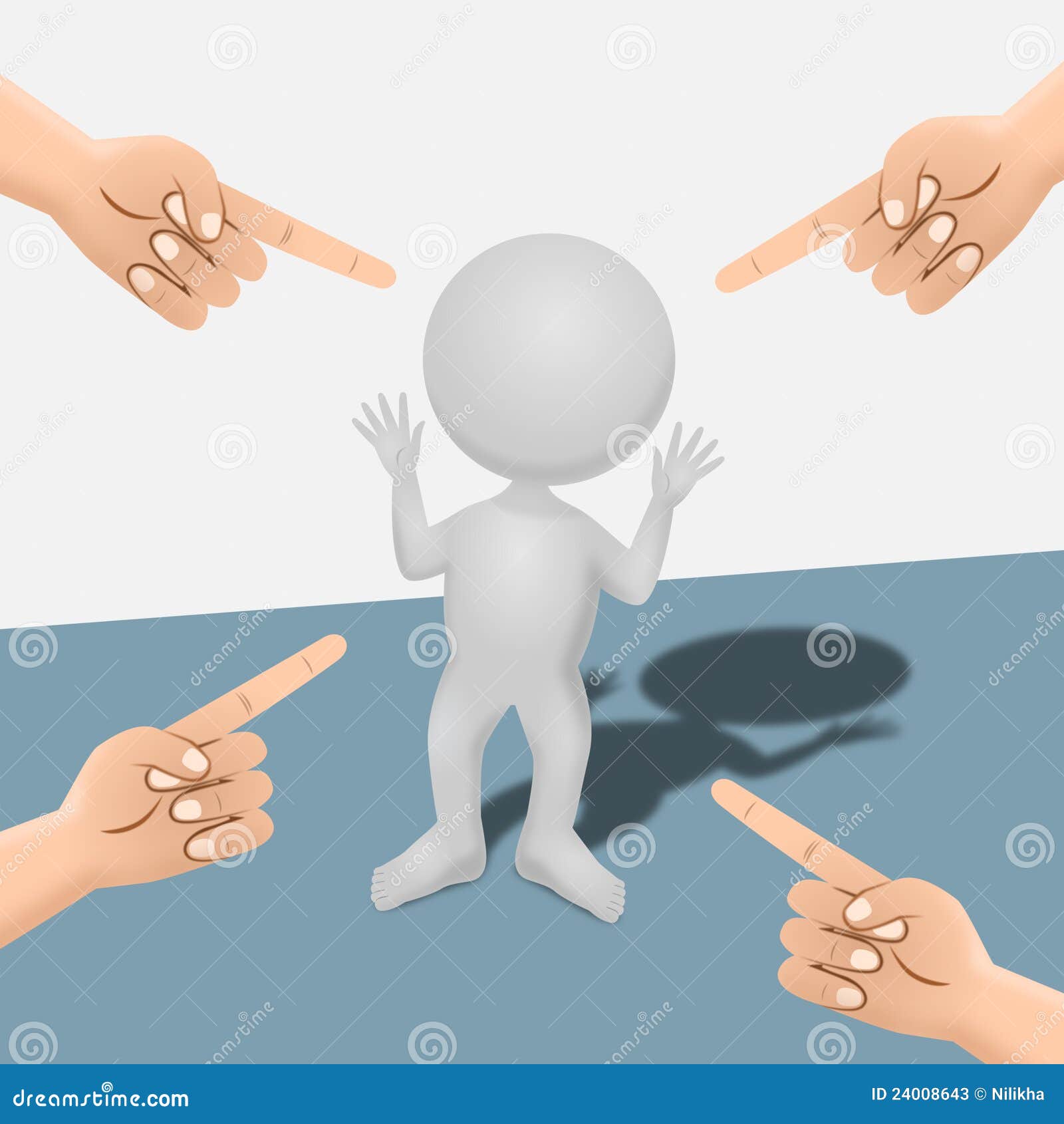 Acusado stock de ilustración. Ilustración de discuta - 24008643