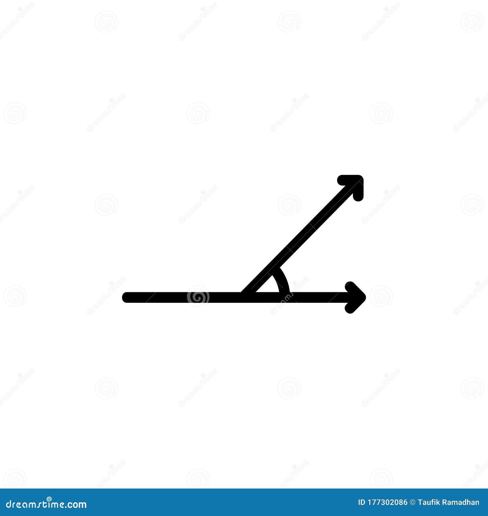 Acute Angle and Mathematics Icon. Perfect for Application, Web, Logo ...