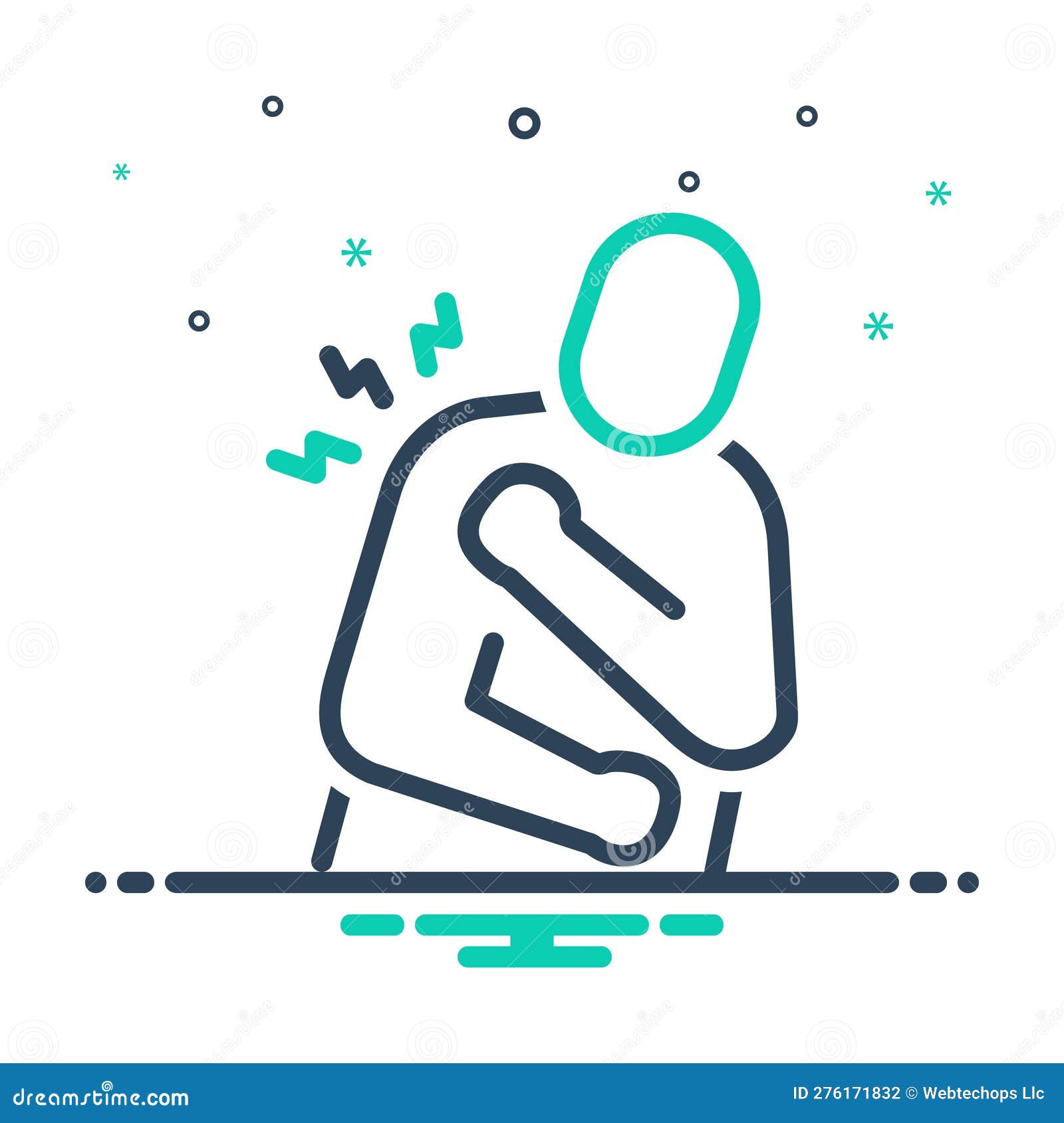 Mix Icon for Acute, Pain and Critical Stock Vector - Illustration of ...