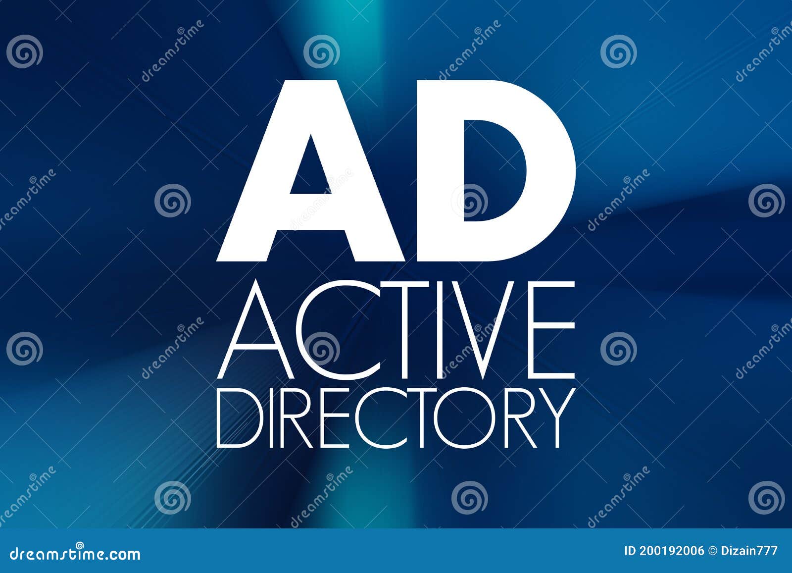 Active Directory Outline Icon. Simple Linear Element Illustration ...