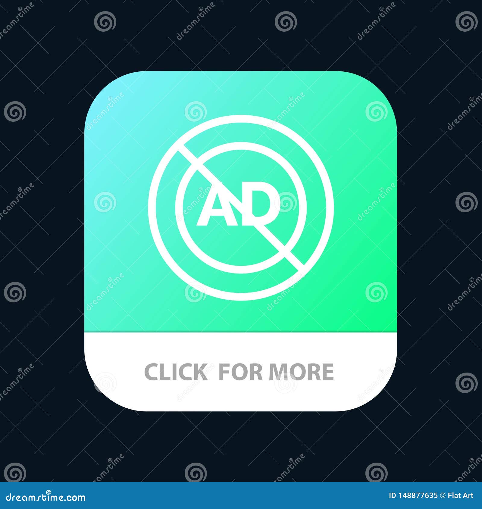 Ad, Ad Block, Advertisement, Advertising, Block Mobile App Button ...