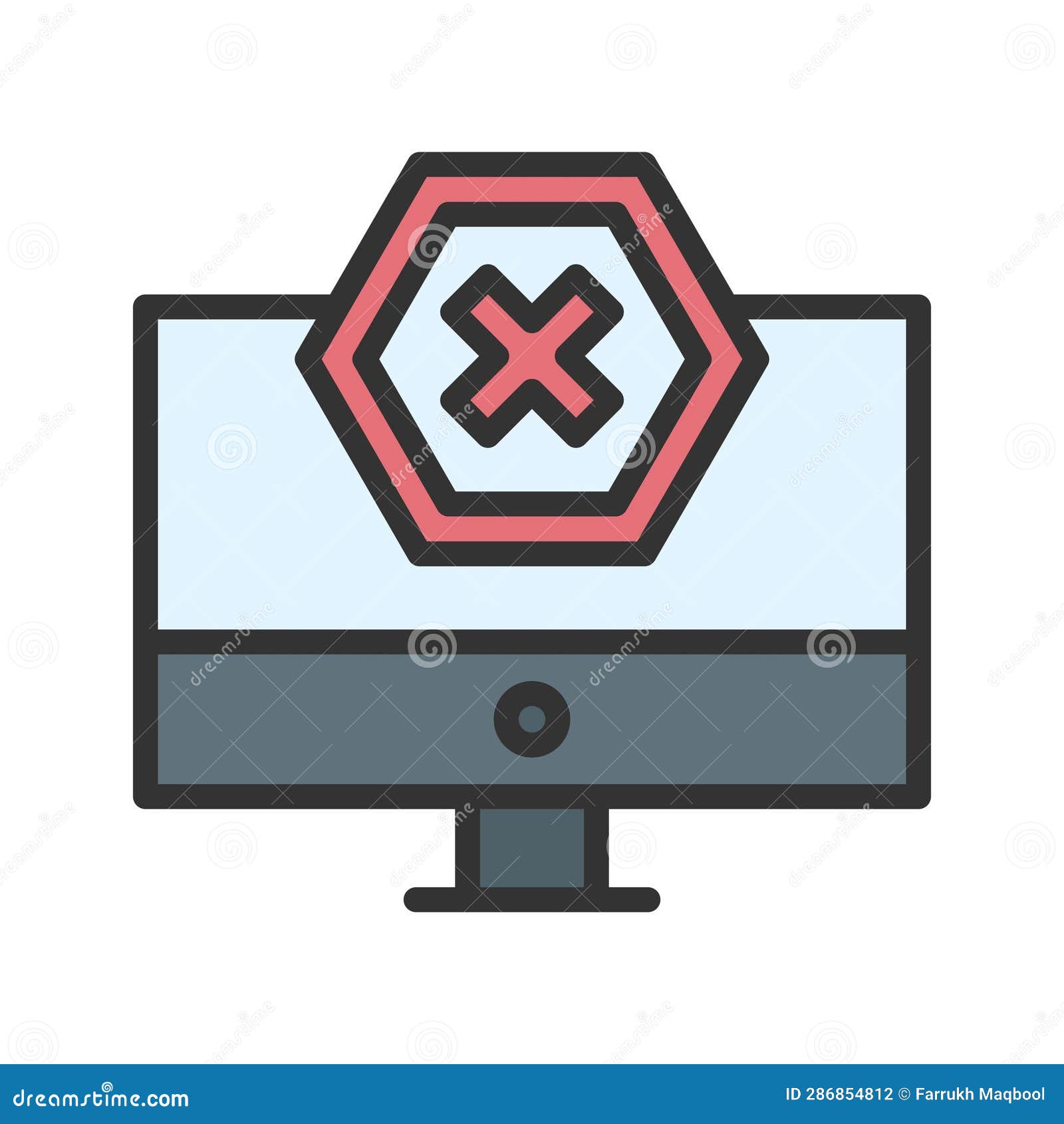 Ad Blocker Icon. Trendy Ad Blocker Logo Concept On White Background ...