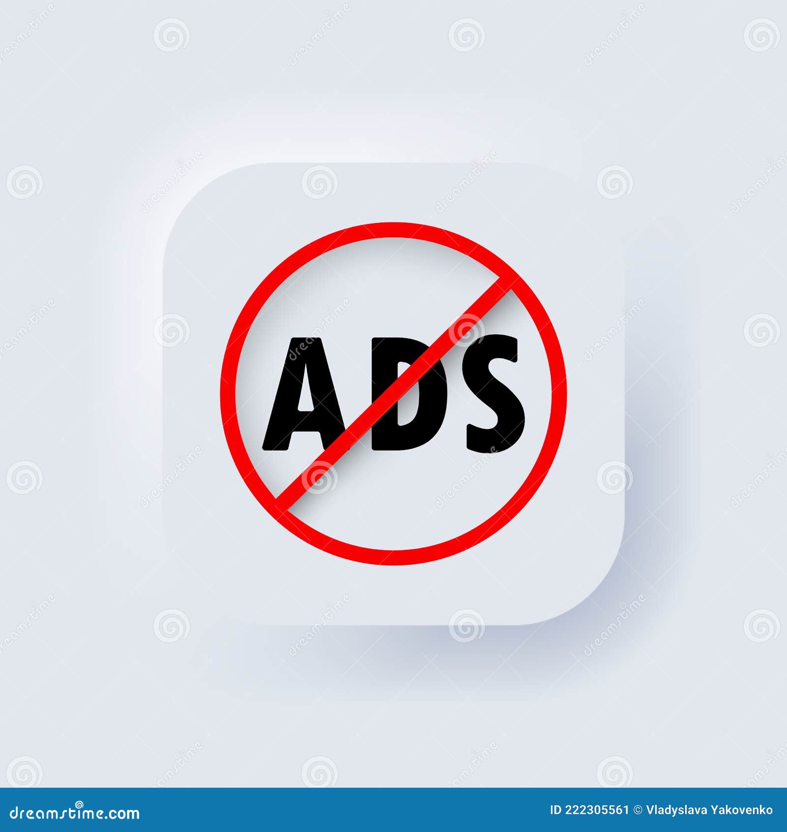Ad Blocker Icon. Trendy Ad Blocker Logo Concept On White Background ...