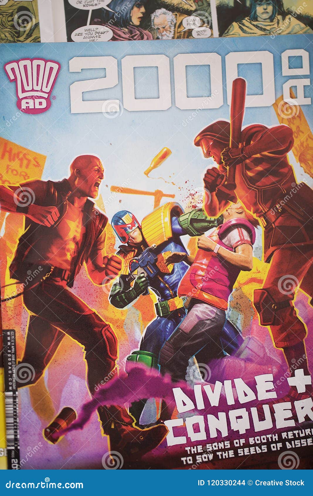 2000 AD Comic Book Cover Editorial Photo | CartoonDealer.com #120330275
