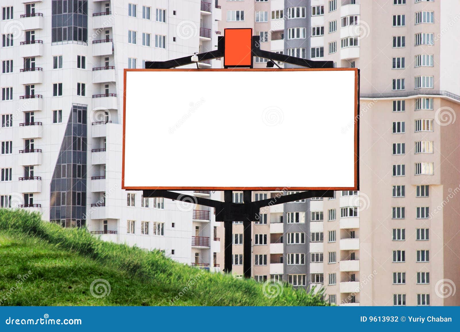 Ad space with new realty stock photo. Image of media, announcement ...