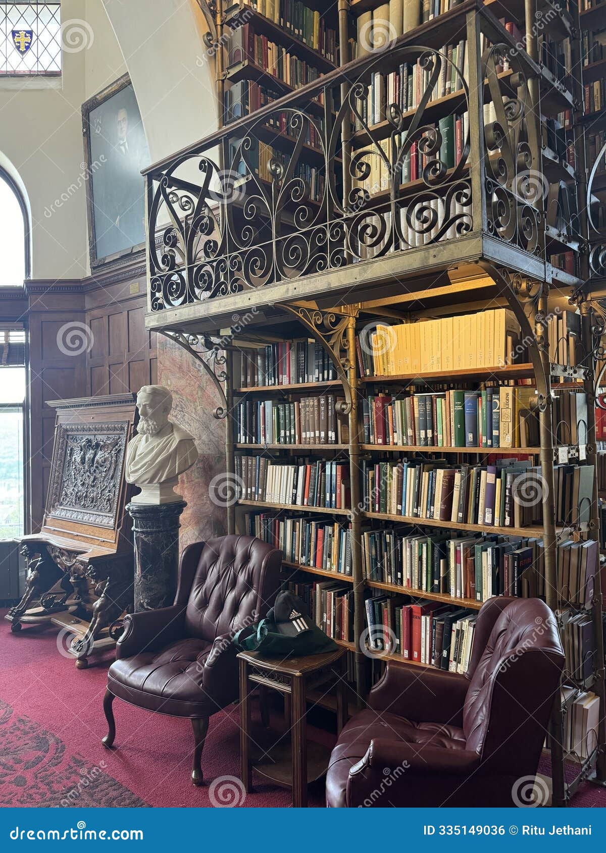 AD White Library at the Uris Library at the Cornell University Campus ...