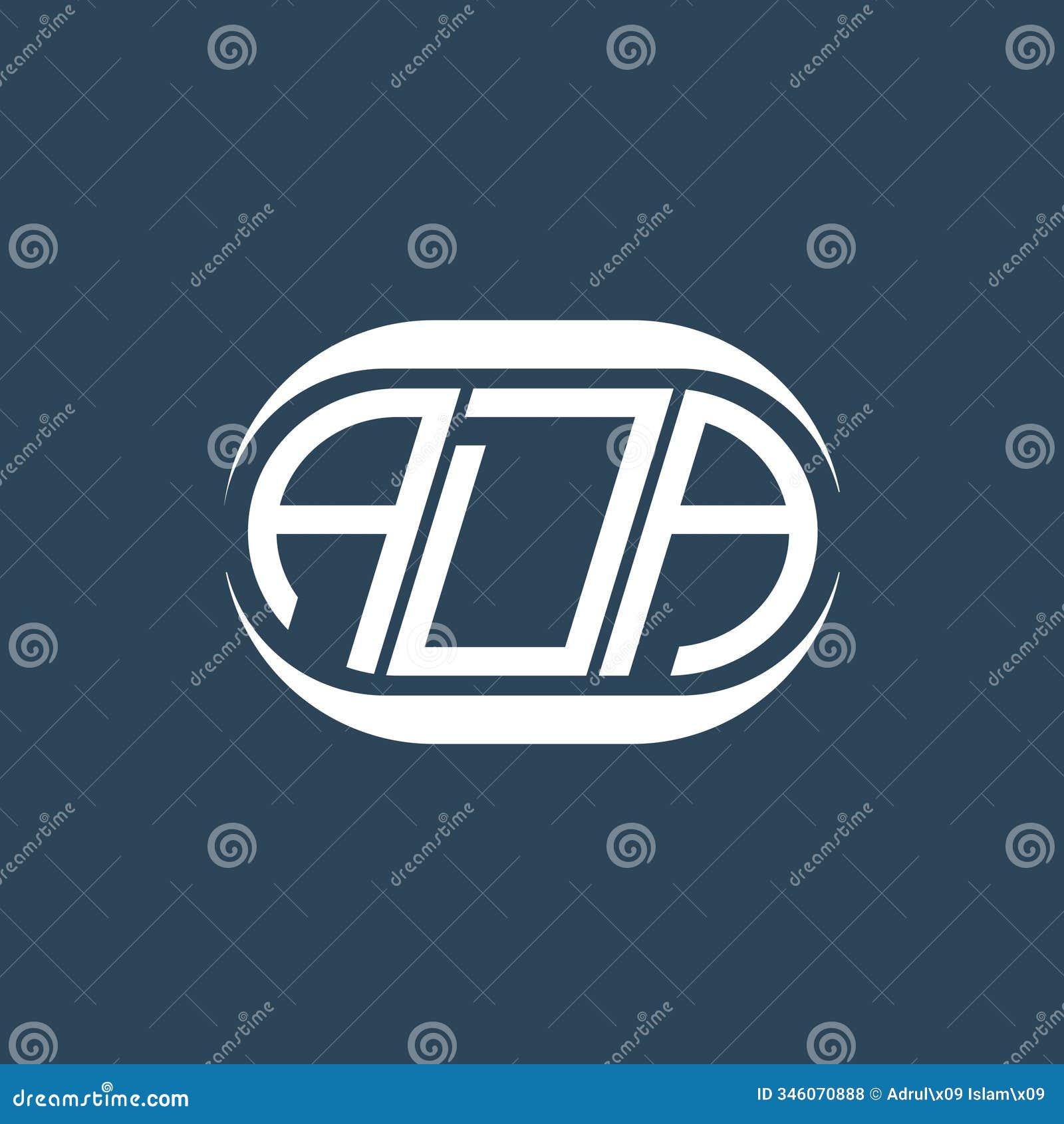 ADA Abstract Monogram Logo Design. ADA Monogram Unique Modern Flat ...