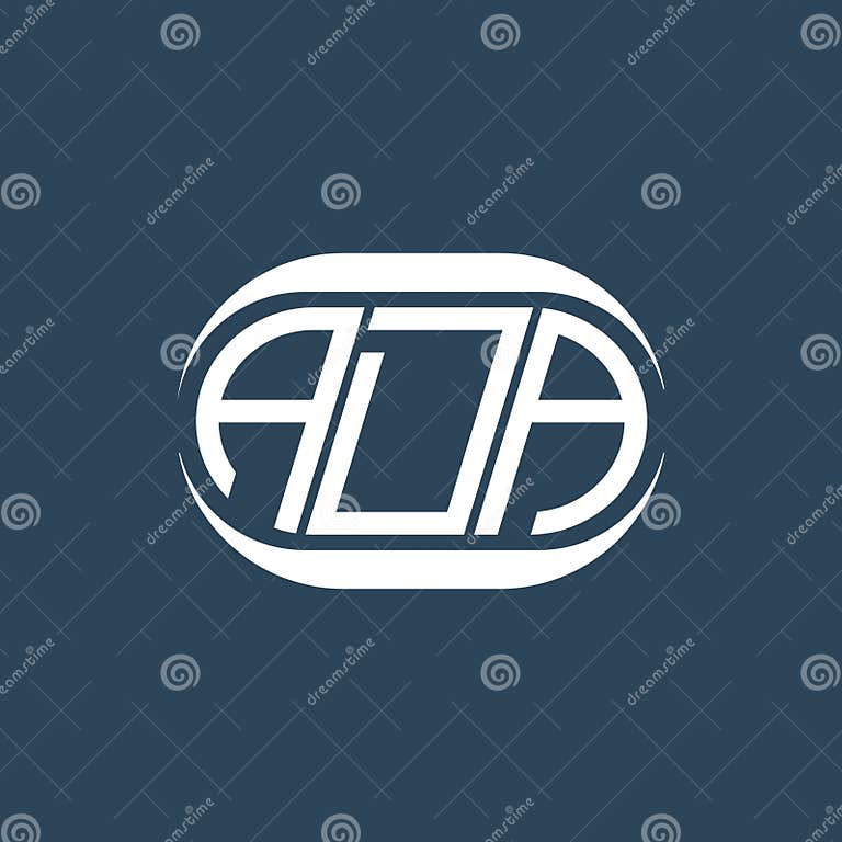 ADA Abstract Monogram Logo Design. ADA Monogram Unique Modern Flat ...
