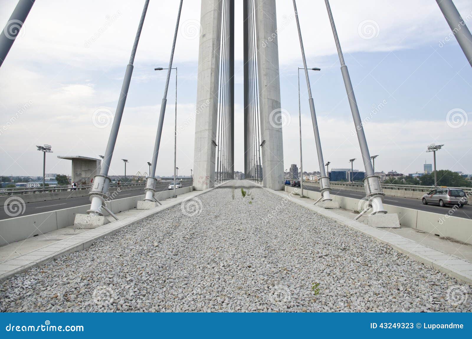 Ada bridge. Belgrade stock image. Image of beograd, sava - 43249323