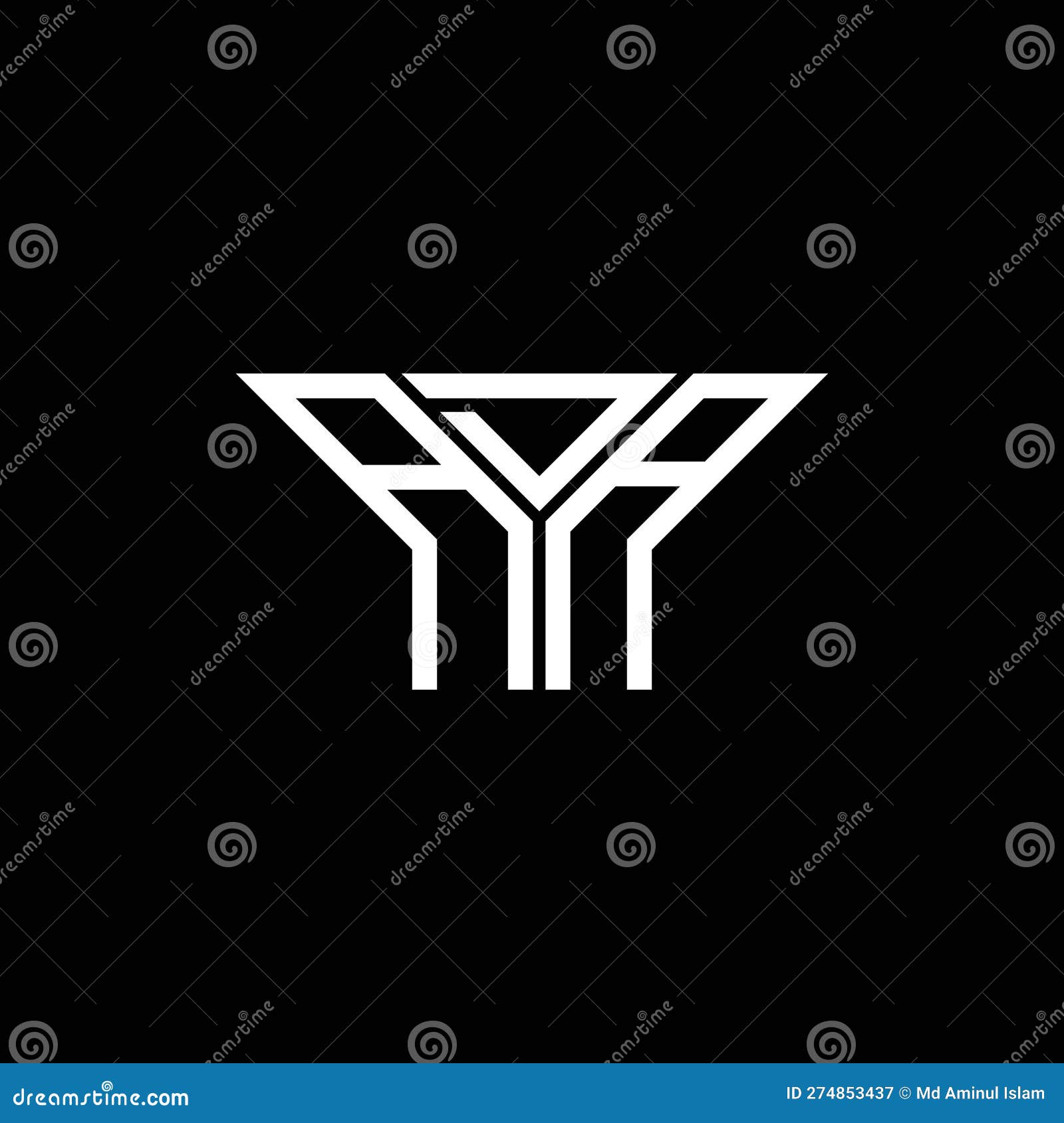 ADA Letter Logo Creative Design with Vector Graphic, ADA Stock Vector ...