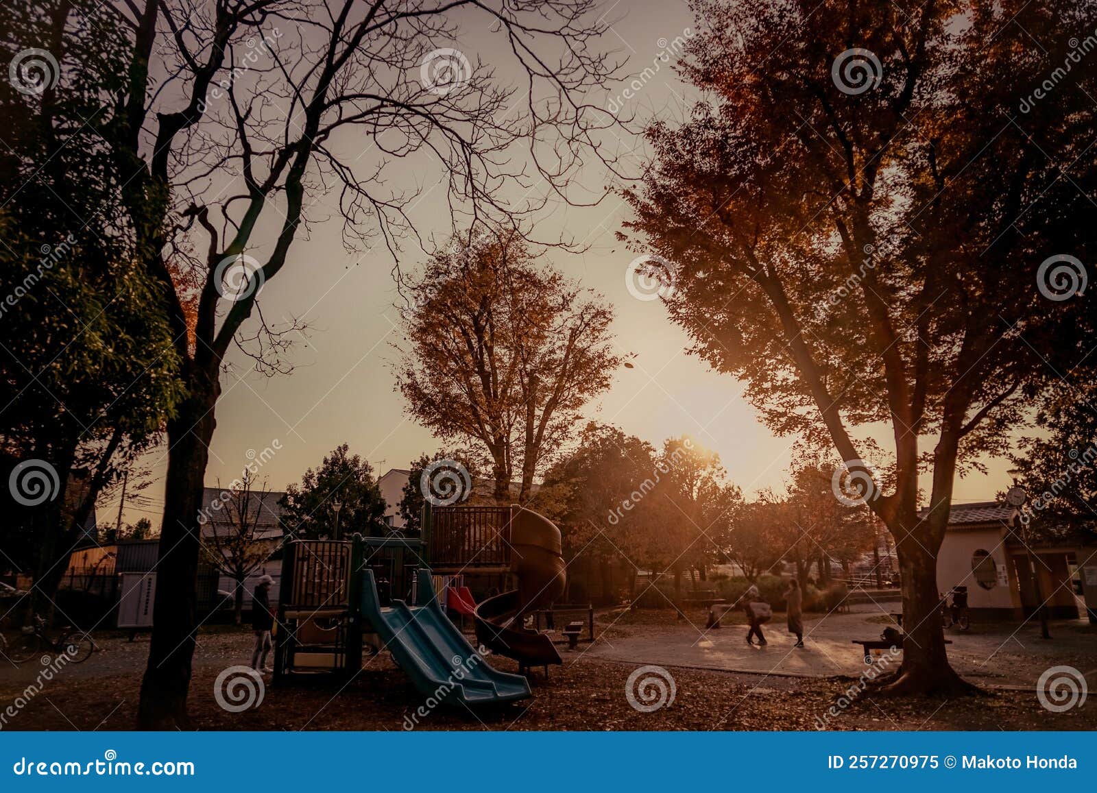 Adachi -ku park stock image. Image of park, walking - 257270975