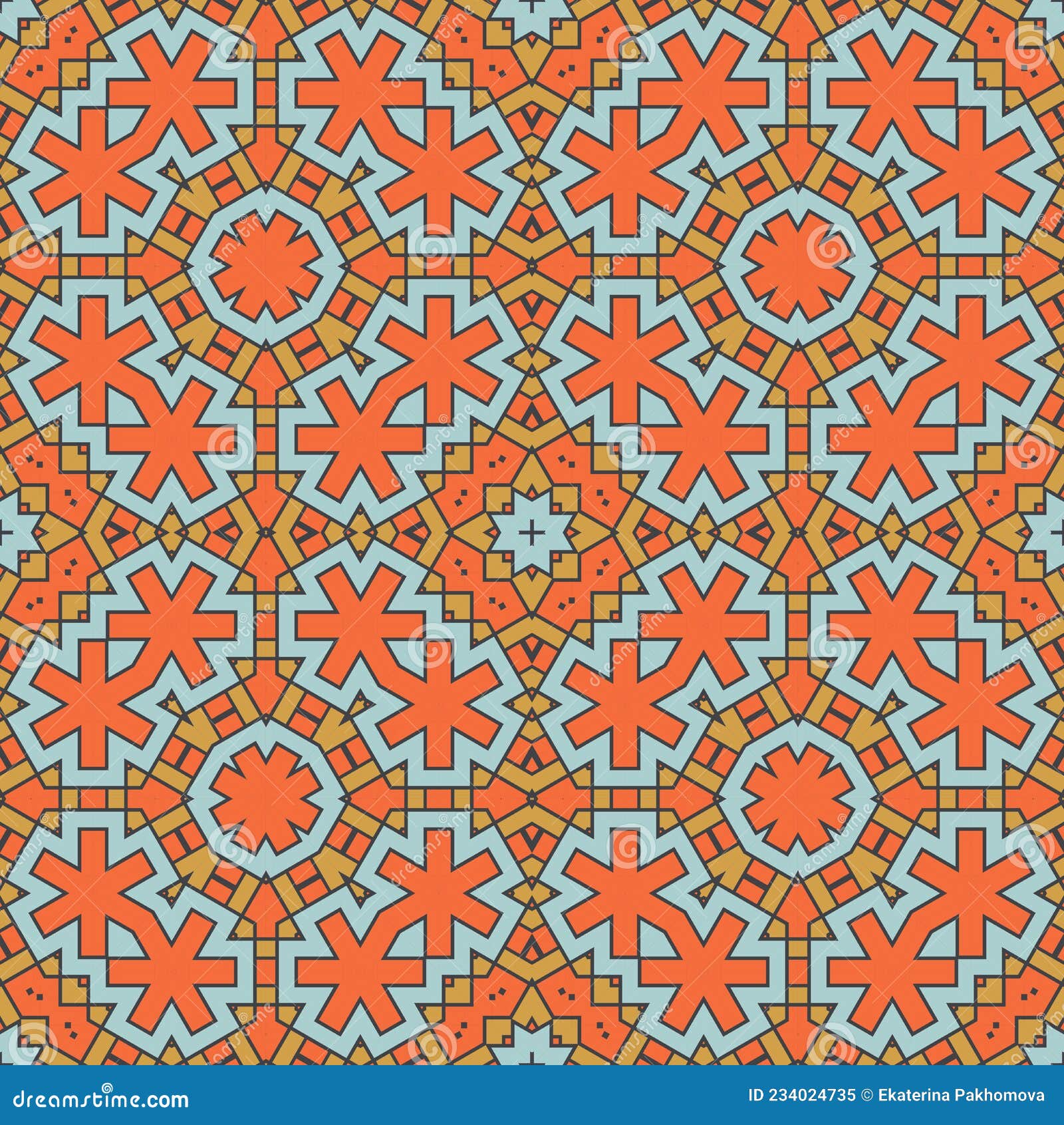 Abstract Thin Line Seamless Pattern. Linear Ornamental Geometric ...