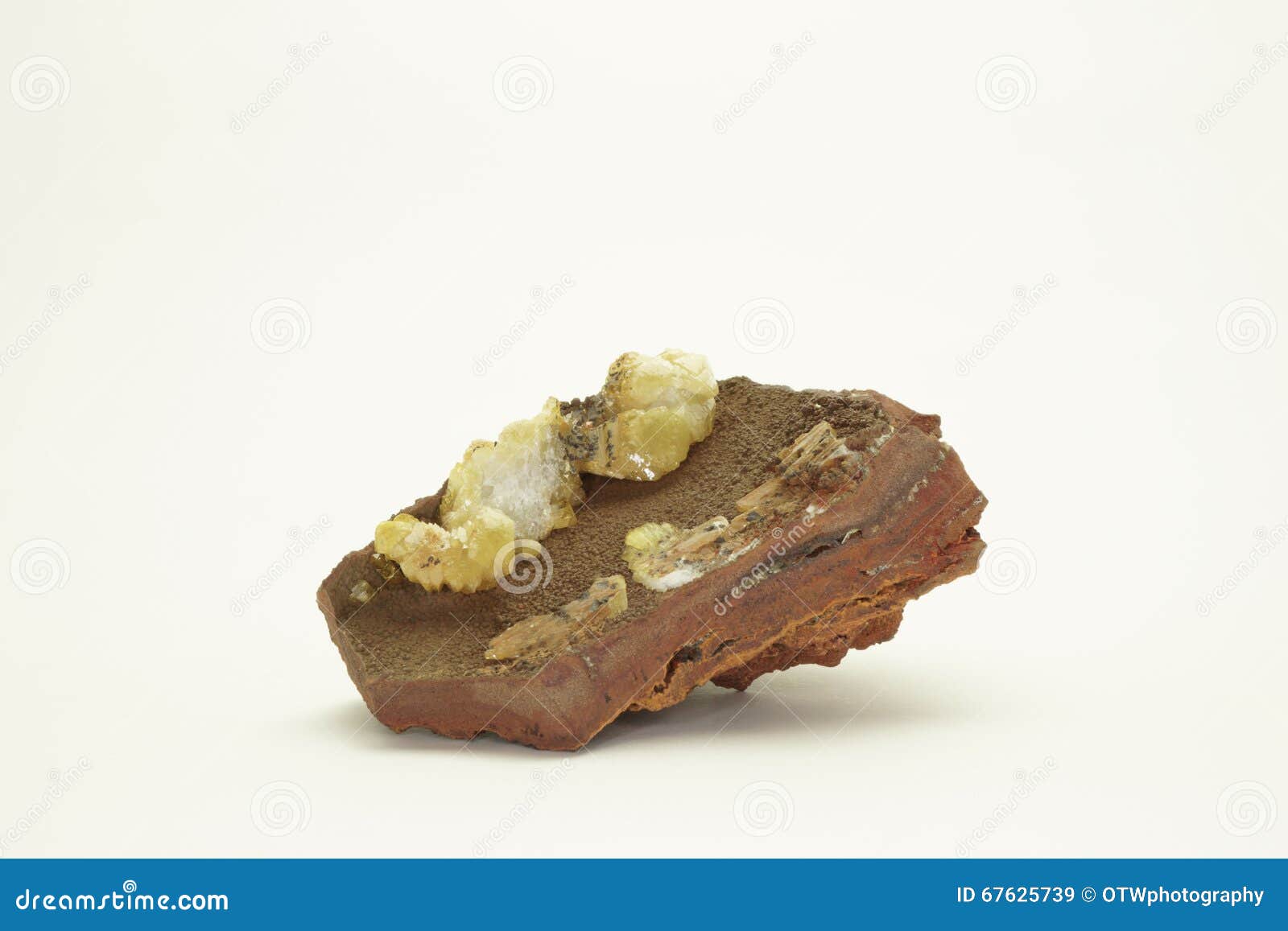 Adamite on limonite stock image. Image of science, arsenate - 67625739
