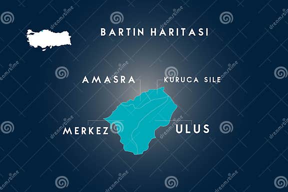 Bartin Districts Amasra, Ulus, Kuruca Sile Map, Turkey Stock Vector - Illustration of empire ...