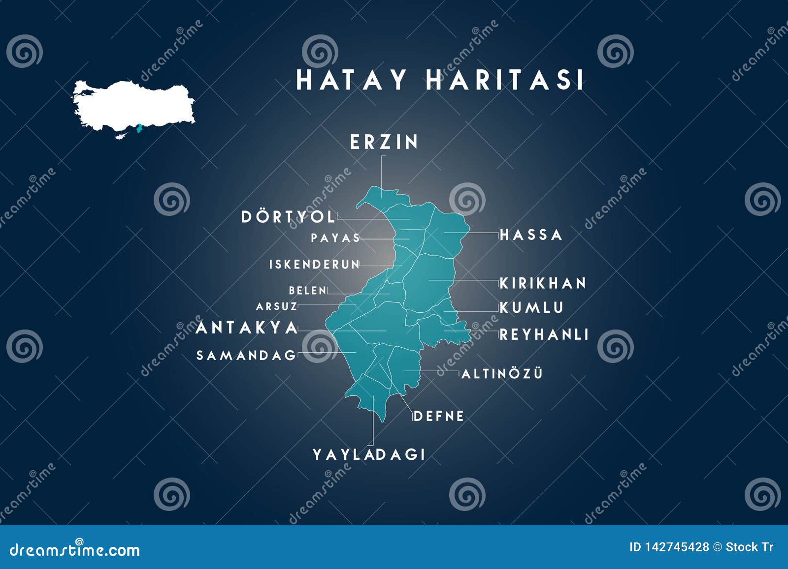 Hatay Districts Erzin, Arsuz, Dortyol, Payas, Iskenderun, Belen ...