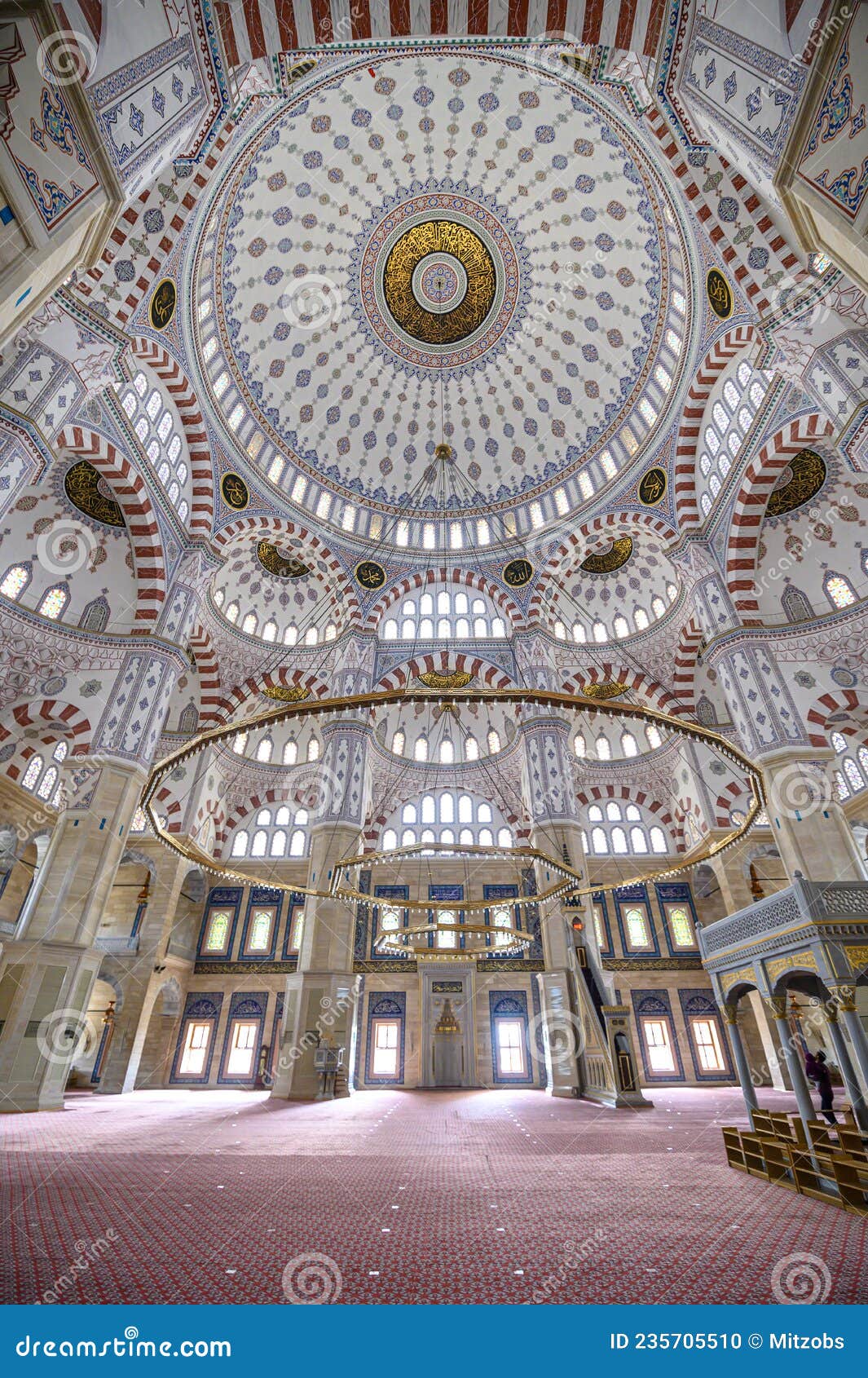 Sabanci Central Mosque in Adana, Turkey Stock Photo - Image of asia ...