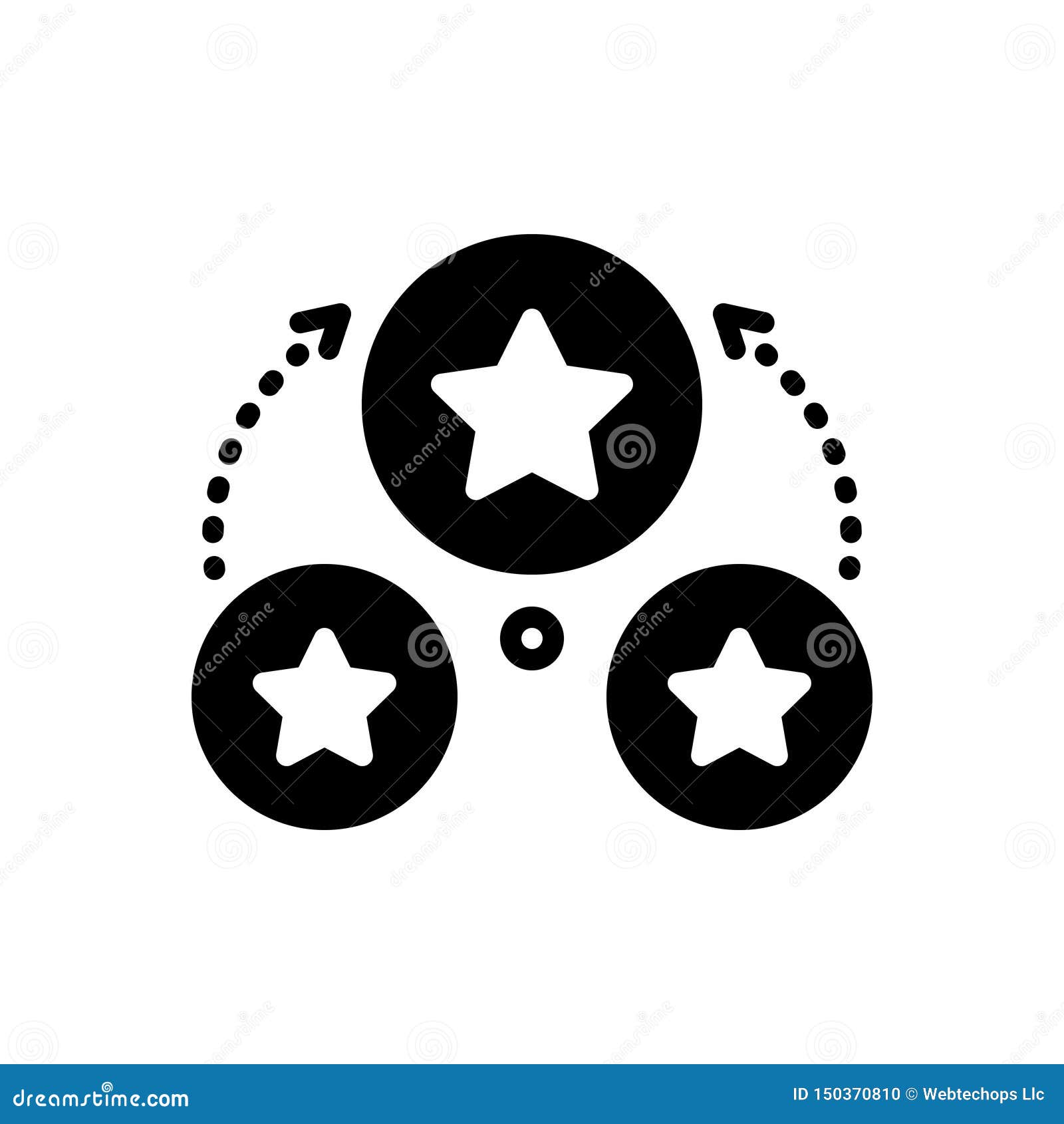 Black Solid Icon for Adapt, Conforming and Analogous Stock Vector ...