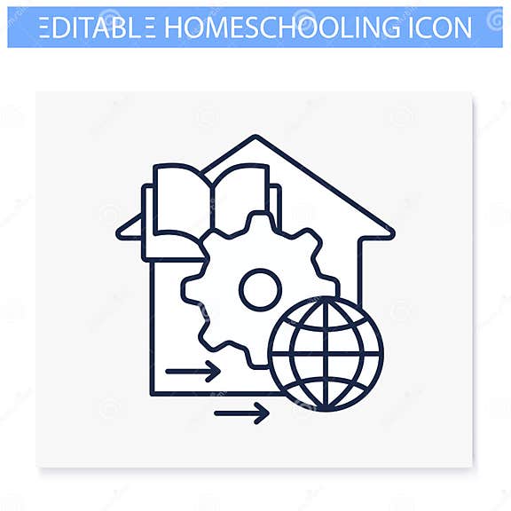 Adapt Teaching Methods Line Icon Stock Vector - Illustration of lesson ...