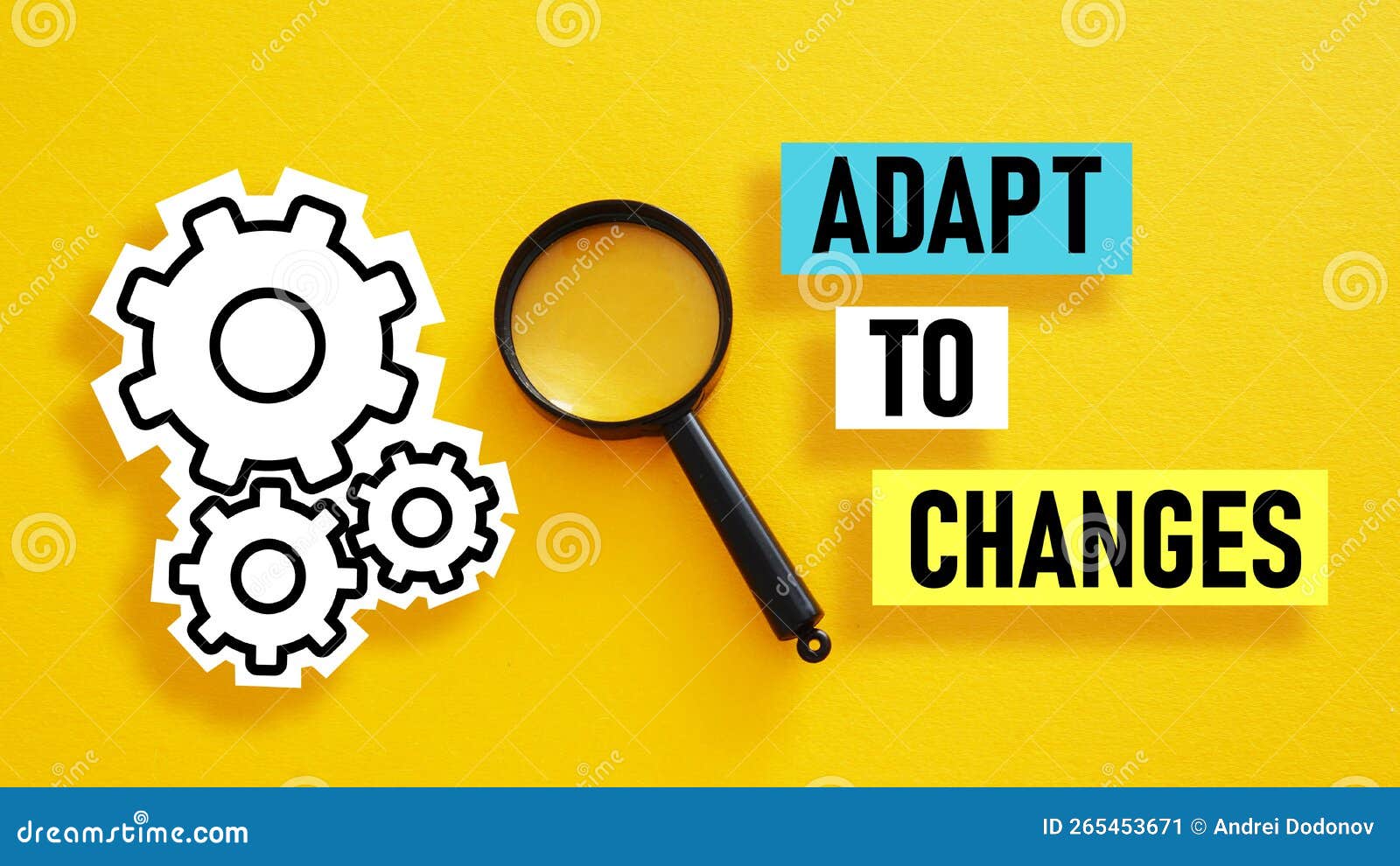 Adapt To Changes is Shown Using the Text Stock Image - Image of improve ...