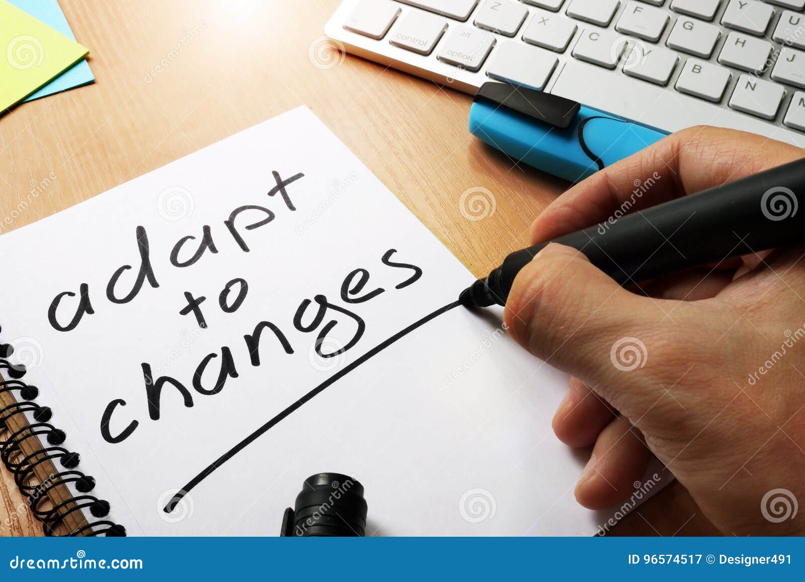 Adapt to changes. stock image. Image of development, challenge - 96574517