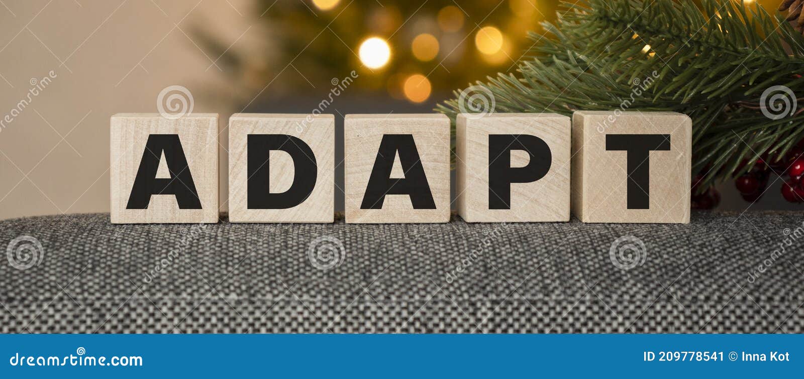 ADAPT Word Written on Wood Block. ADAPT Stock Image - Image of adapt ...