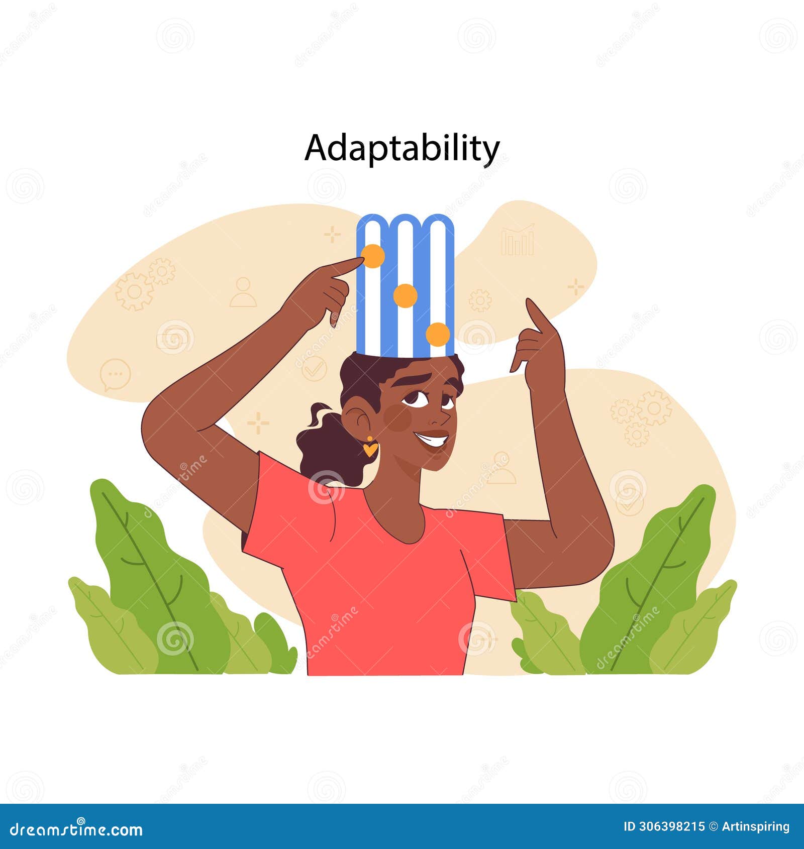 Adaptability Concept. Flat Vector Illustration Stock Vector ...