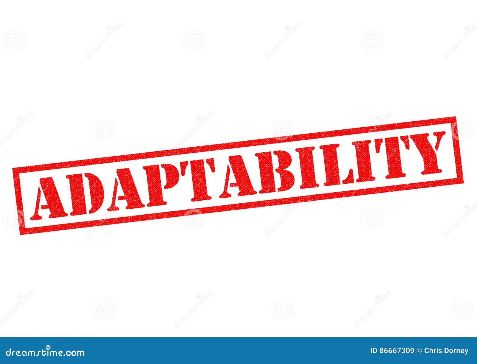 ADAPTABILITY Rubber Stamp stock illustration. Illustration of heading ...