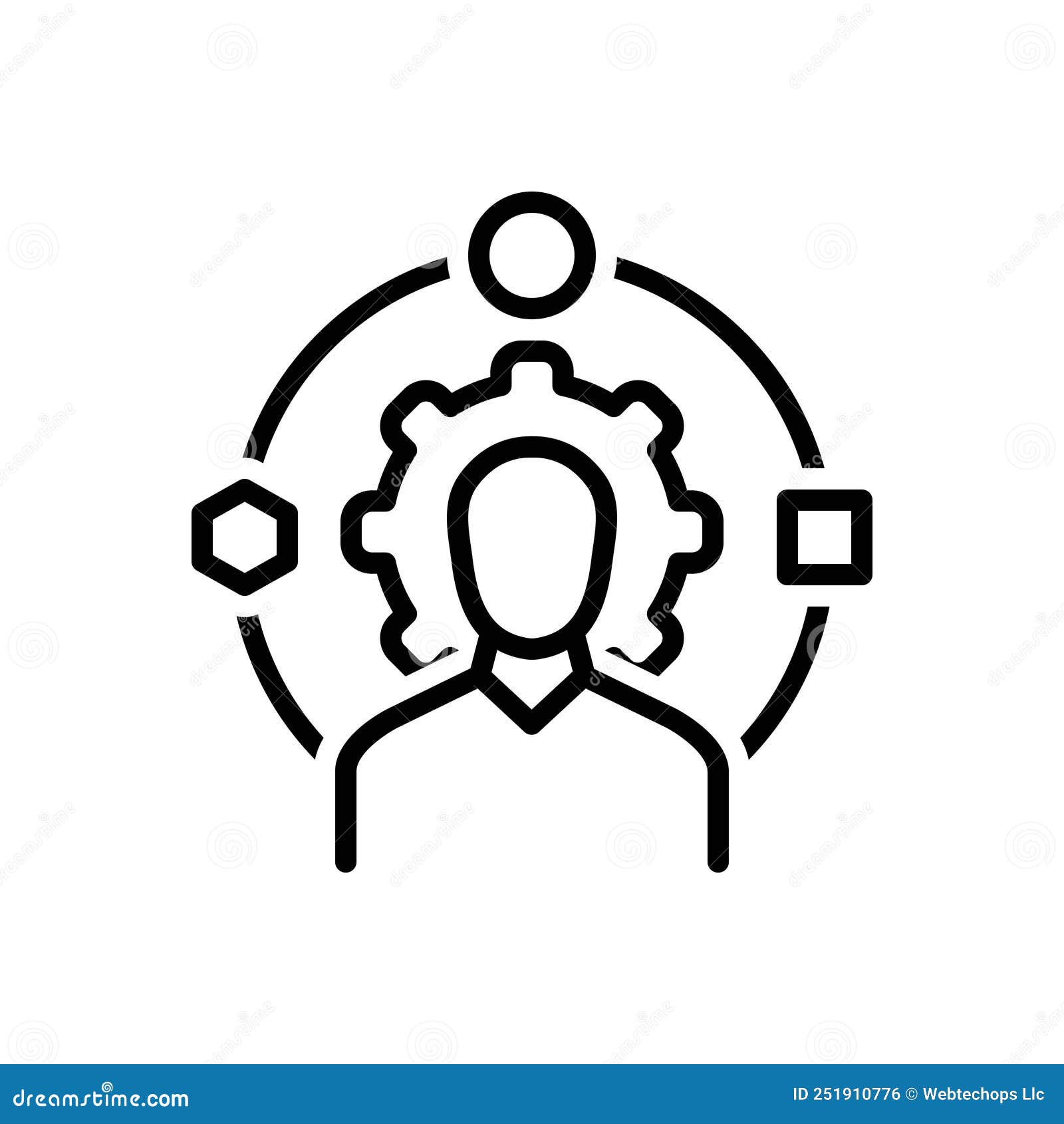 Black Adaptation Isolated Vector Icon. Simple Element Illustration From ...