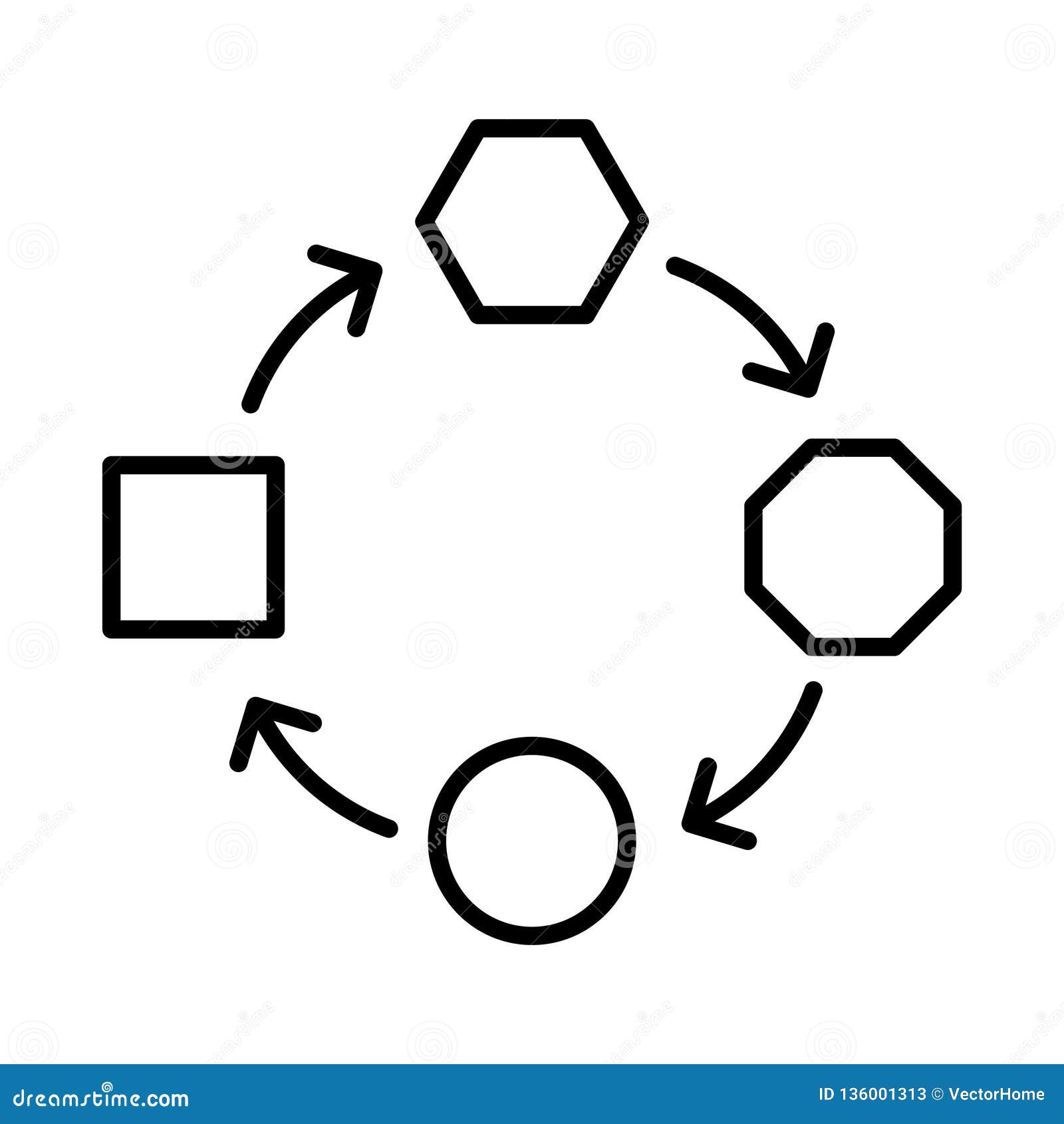 Adaptation Icon, Vector Illustration Stock Vector - Illustration of ...