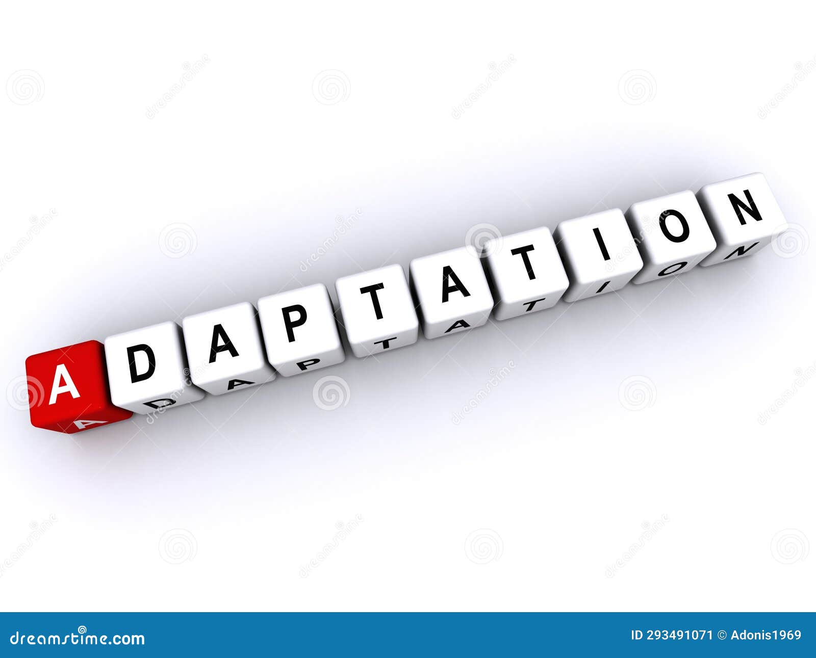 Adaptation On White Paper Stock Image | CartoonDealer.com #282029035