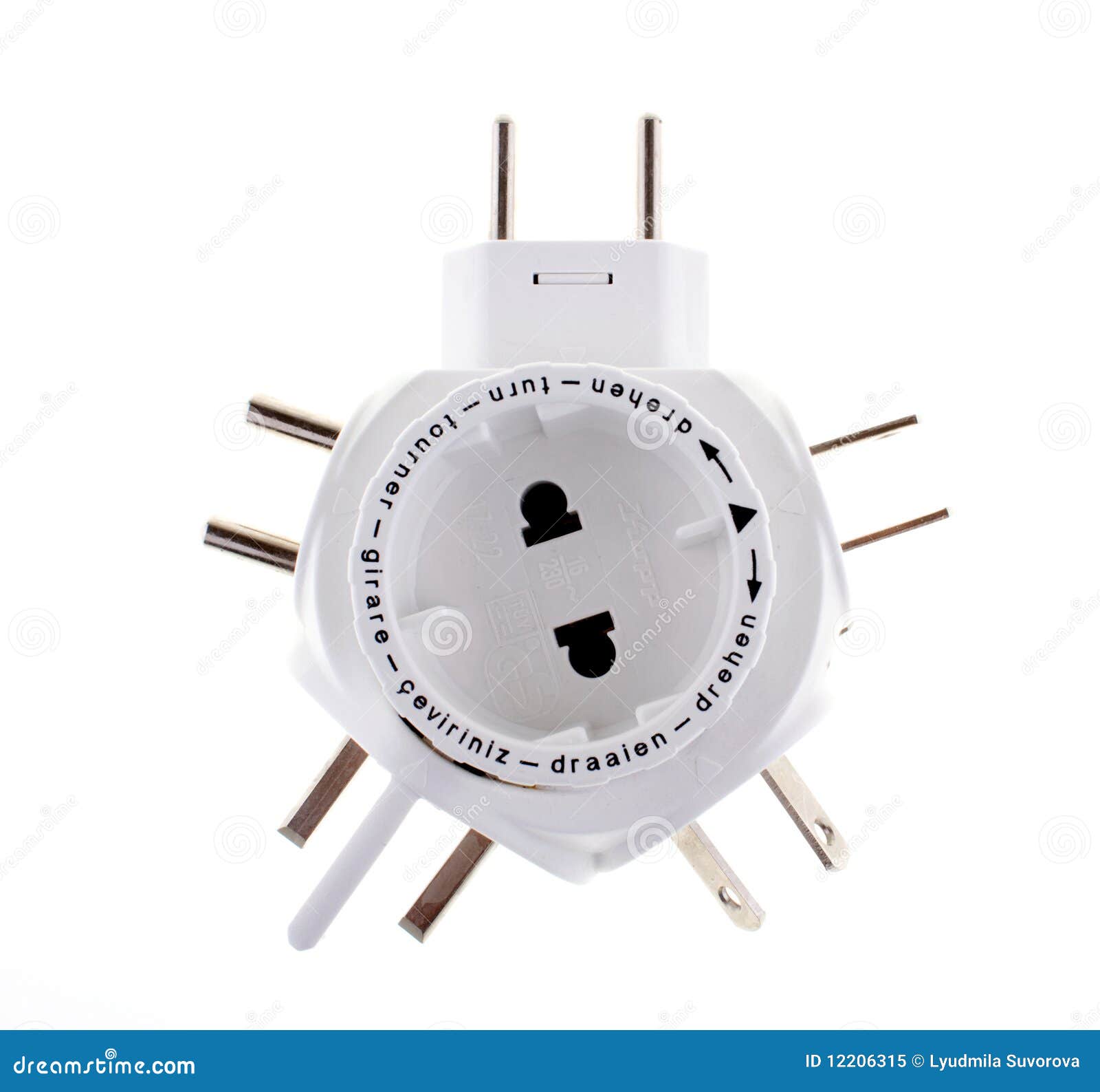 Adapter stock image. Image of adapter, technology, rubber - 12206315