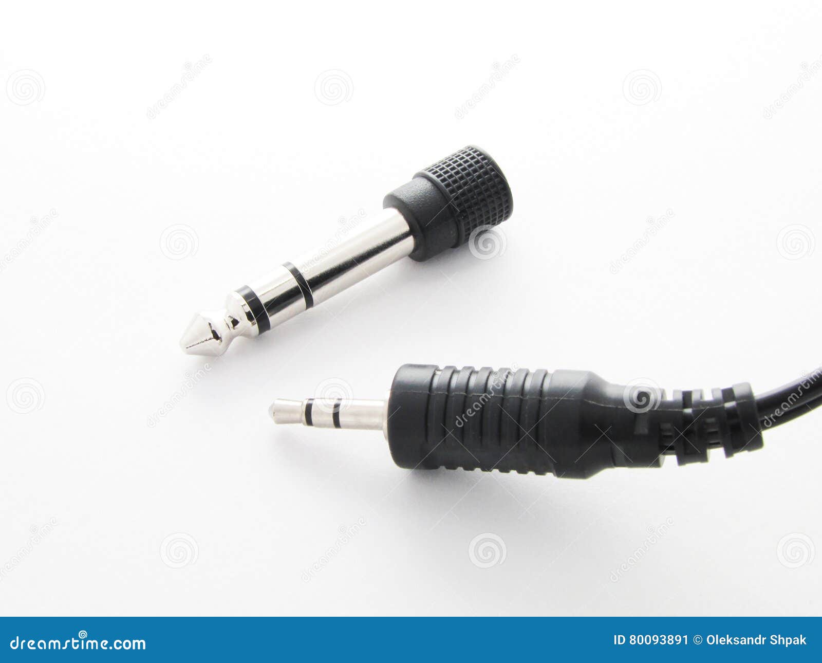 Adapter For Audio Connection Of Different Devices Stock Image ...