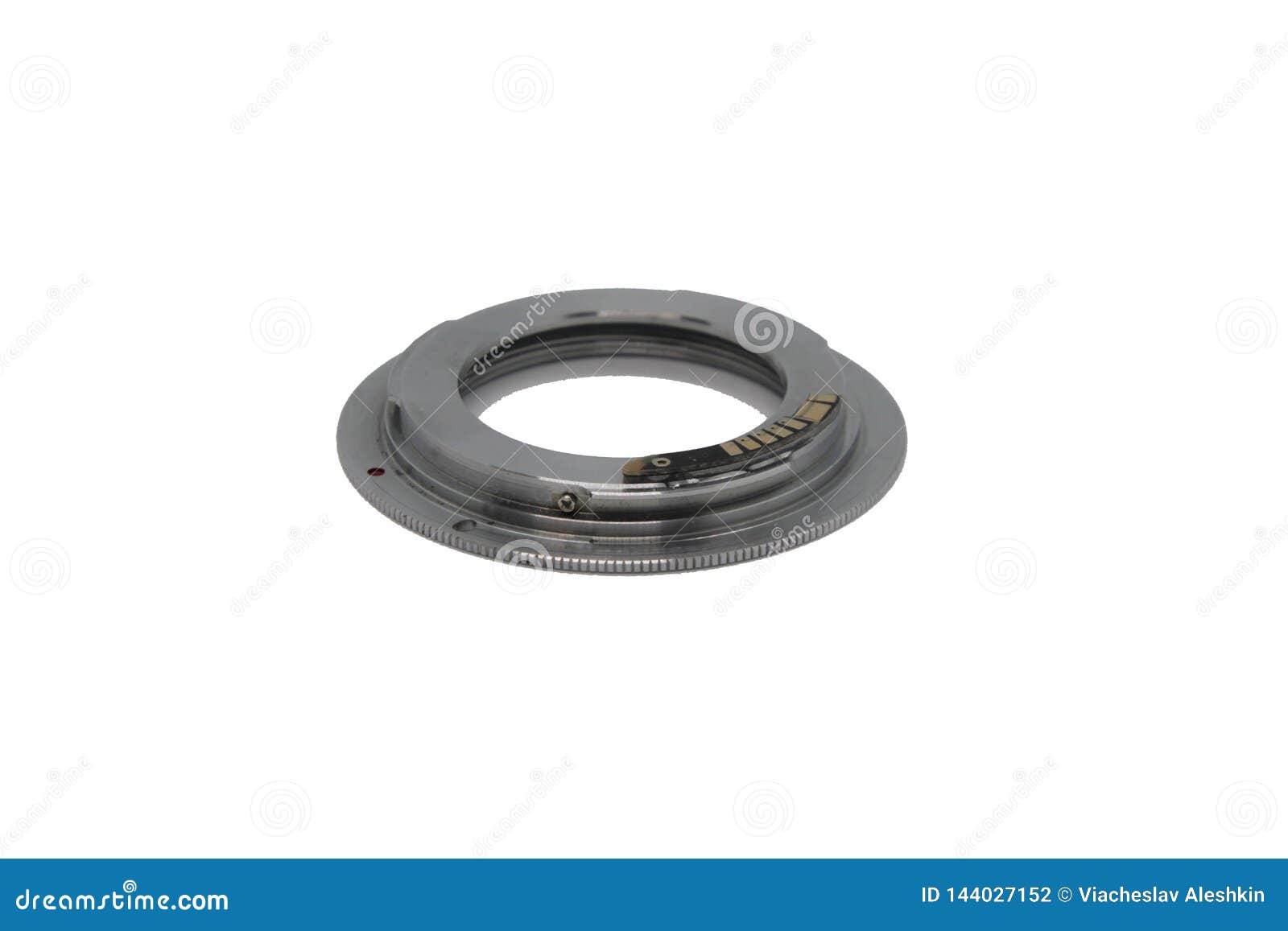 Ring Adapter for the Lens on a White Background Stock Photo - Image of ...