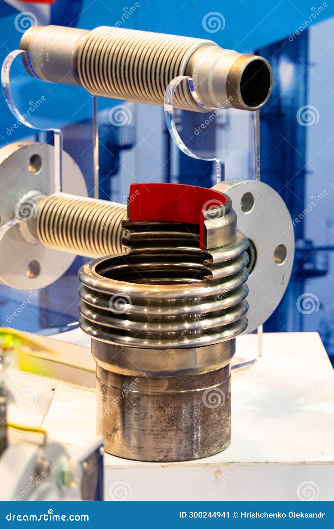 Adapter Threaded Fitting for Industrial Piping Stock Image - Image of ...