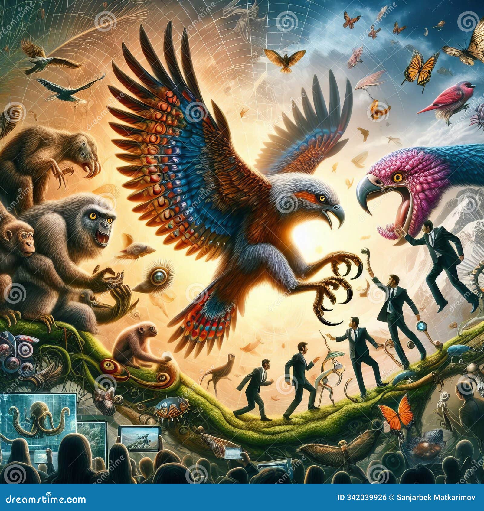 Adaptive Evolution Celebrating the Ability of Species To Evolve Stock ...